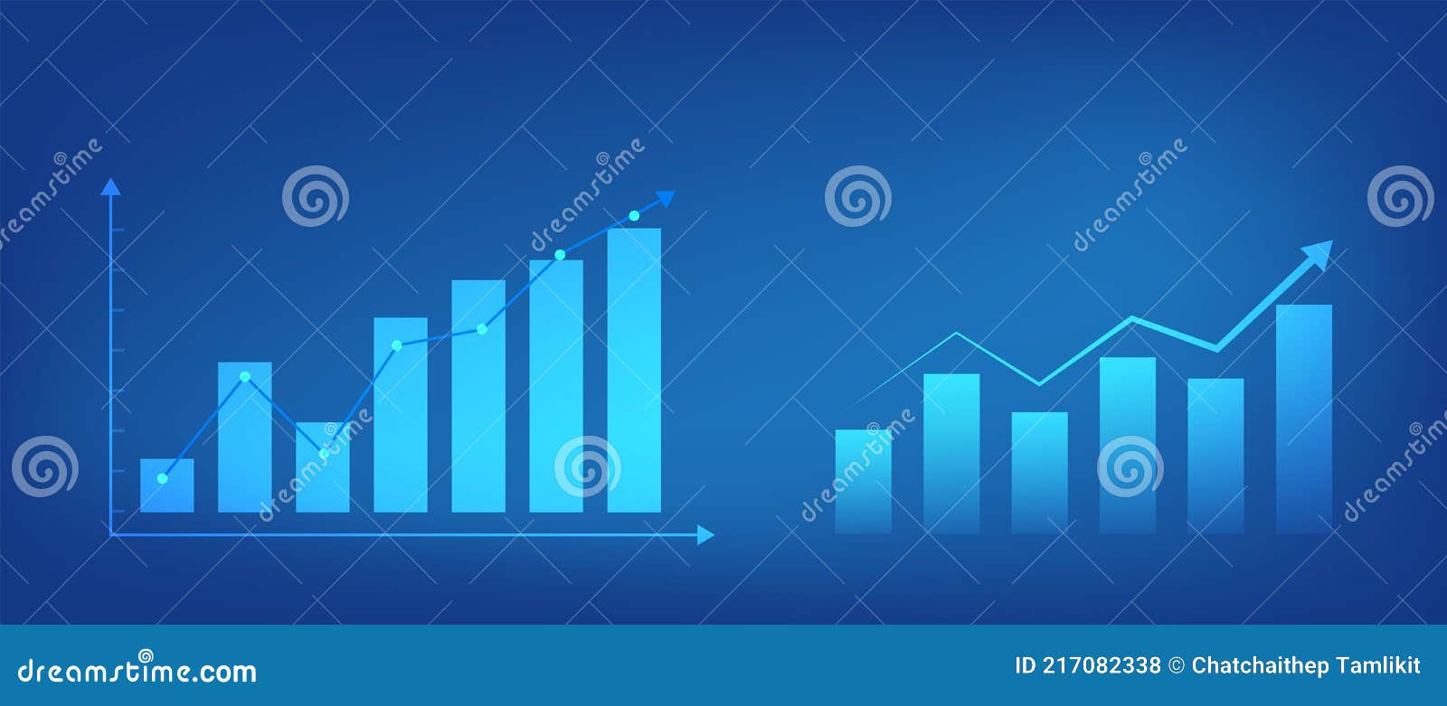 Ecg Graph On Blue Background Cartoon Vector | CartoonDealer.com #90665723