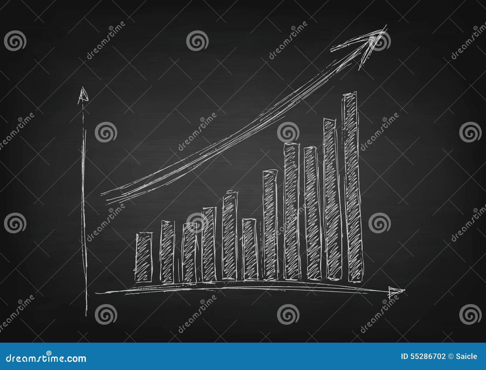 Graph Hand Drawn Icon Illustration Line Art Doodle Esp10 Cartoon Vector ...
