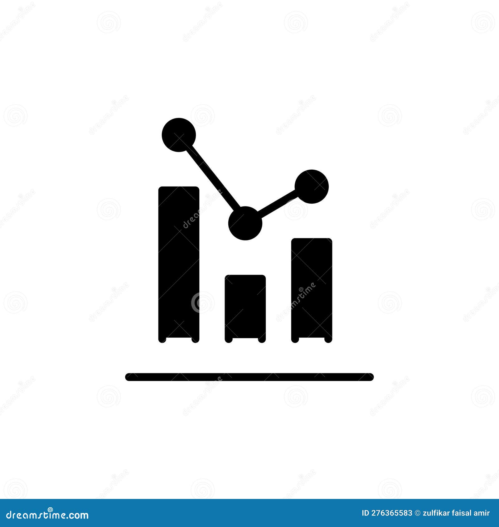 Growing Graph Icon . Chart Icon. Graph Icon Stock Vector - Illustration ...
