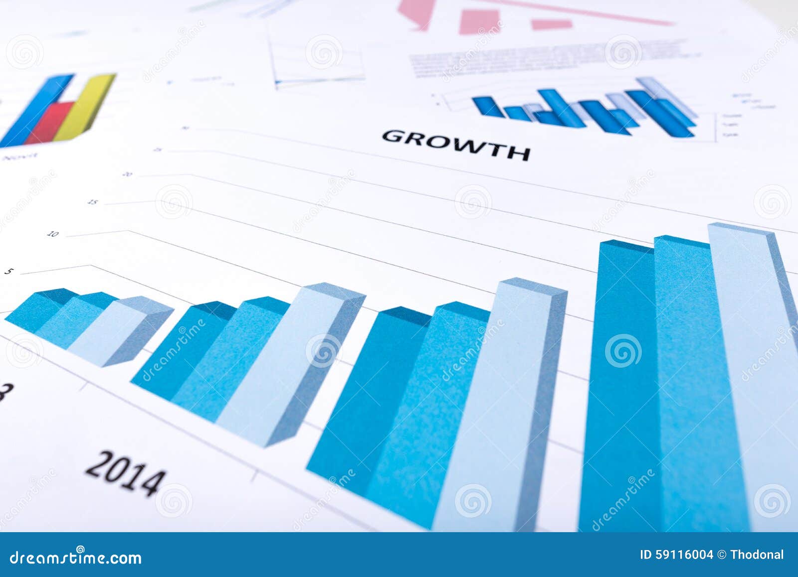 Growing graphs stock photo. Image of corporate, plan - 59116004