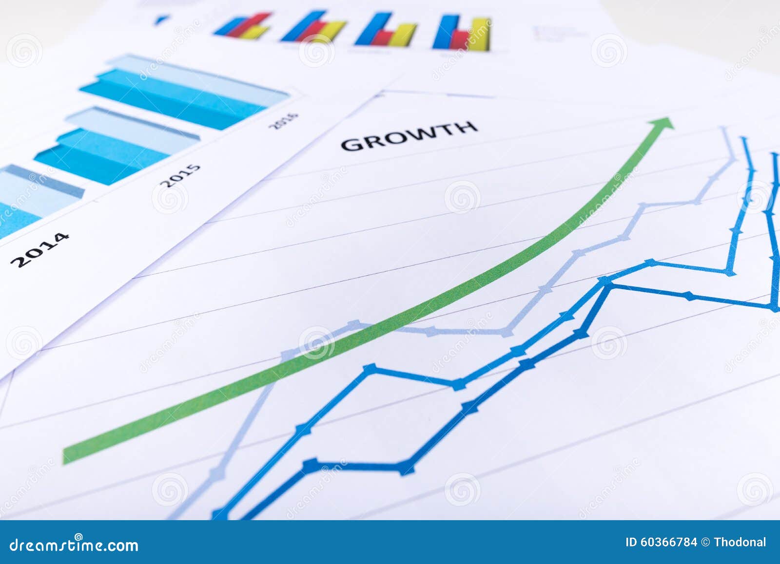 Growing graphs stock photo. Image of charts, corporate - 60366784