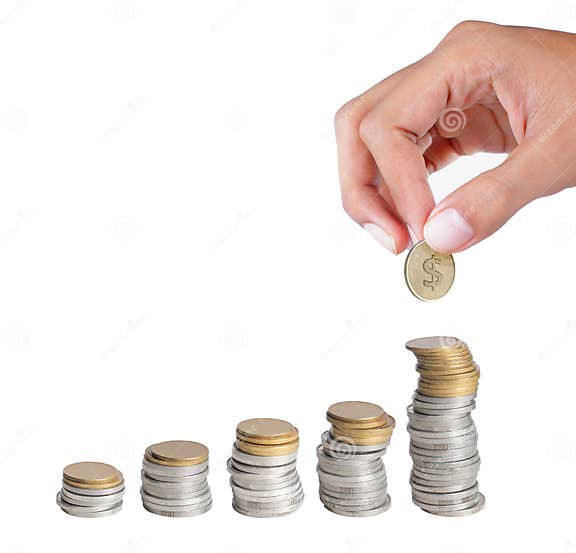 Growing income concept stock image. Image of level, growth - 19147593