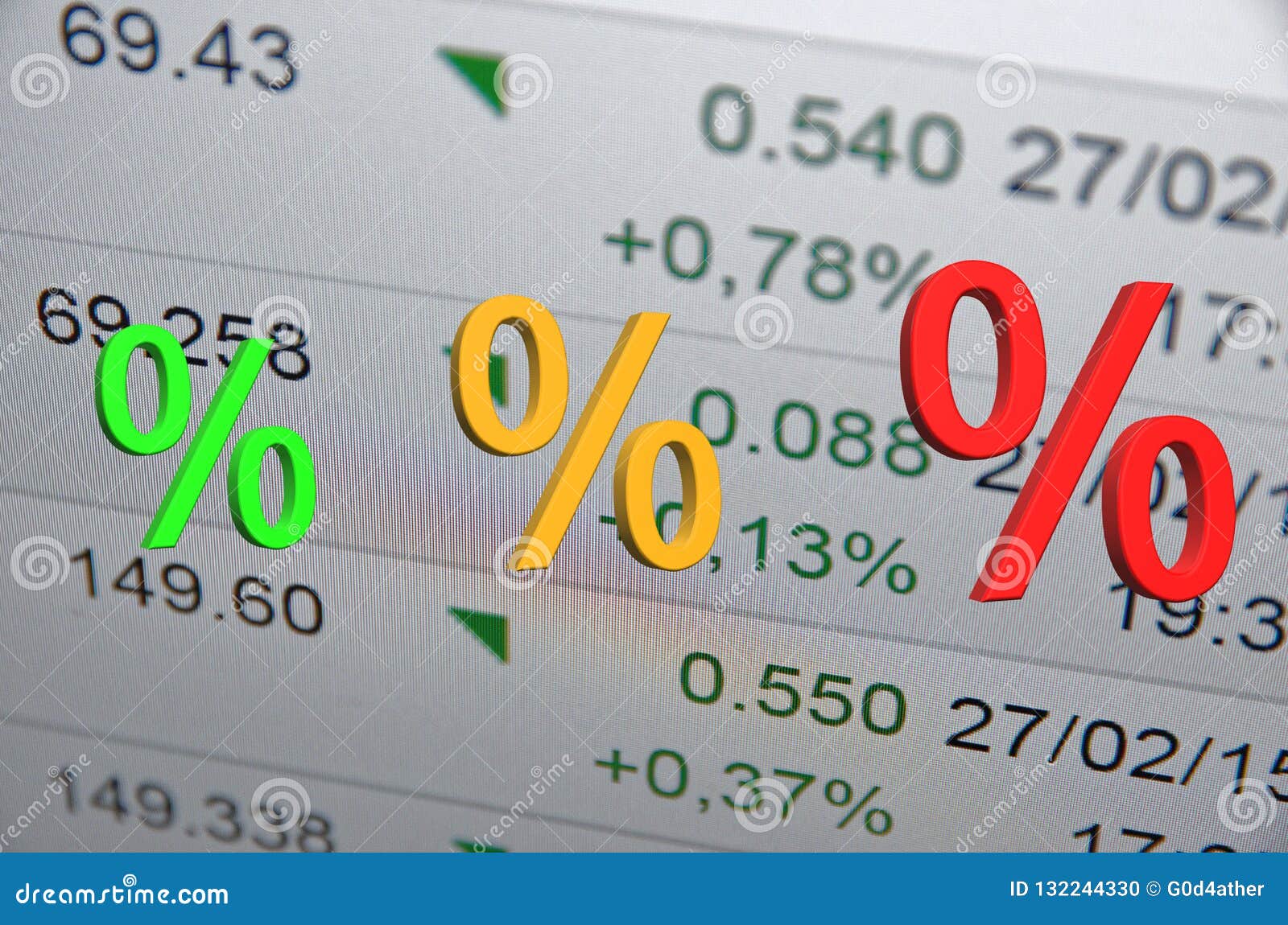 Growing interest rate stock photo. Image of interest - 132244330