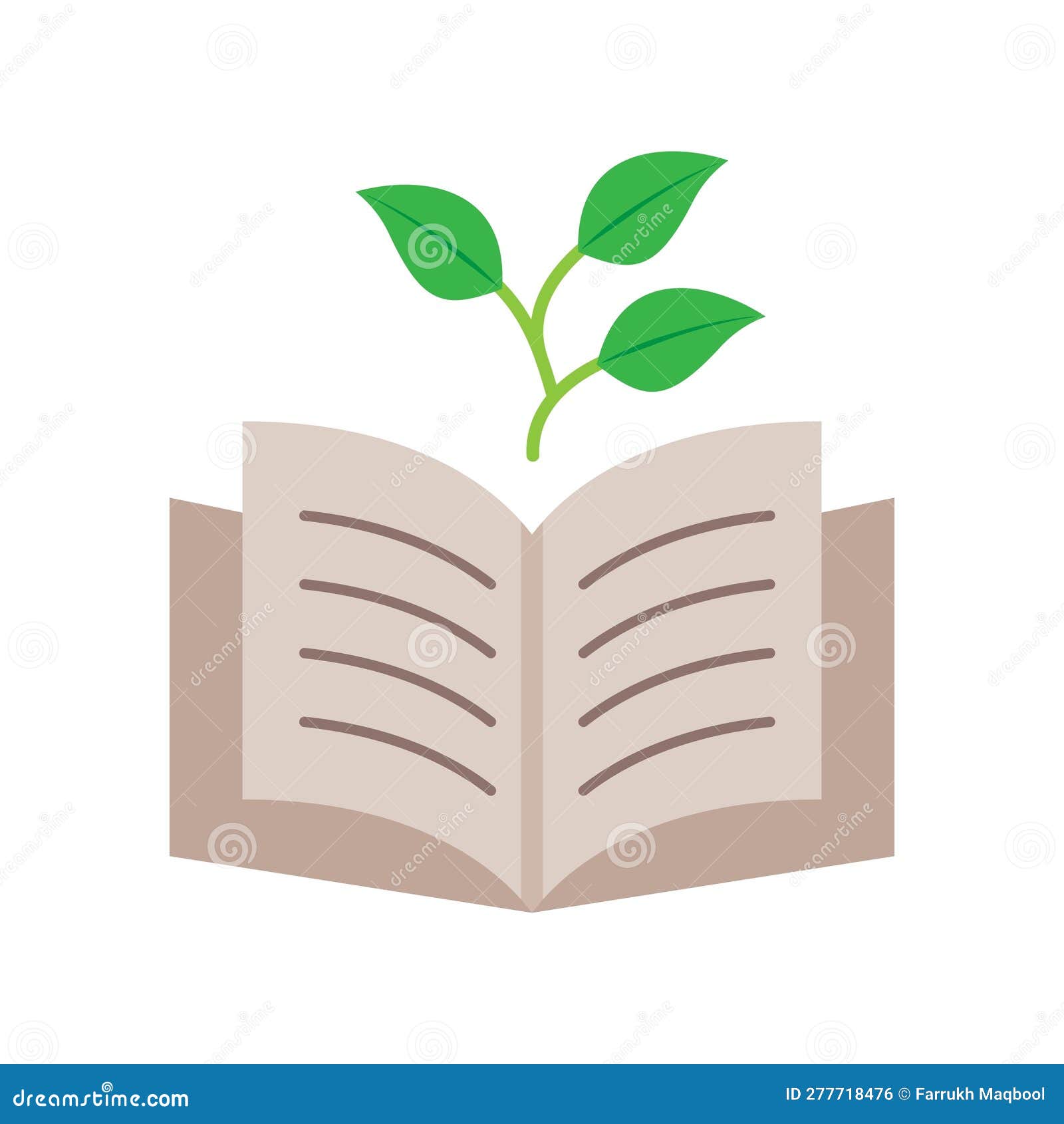 Growing Knowledge Icon Image. Stock Illustration - Illustration of ...