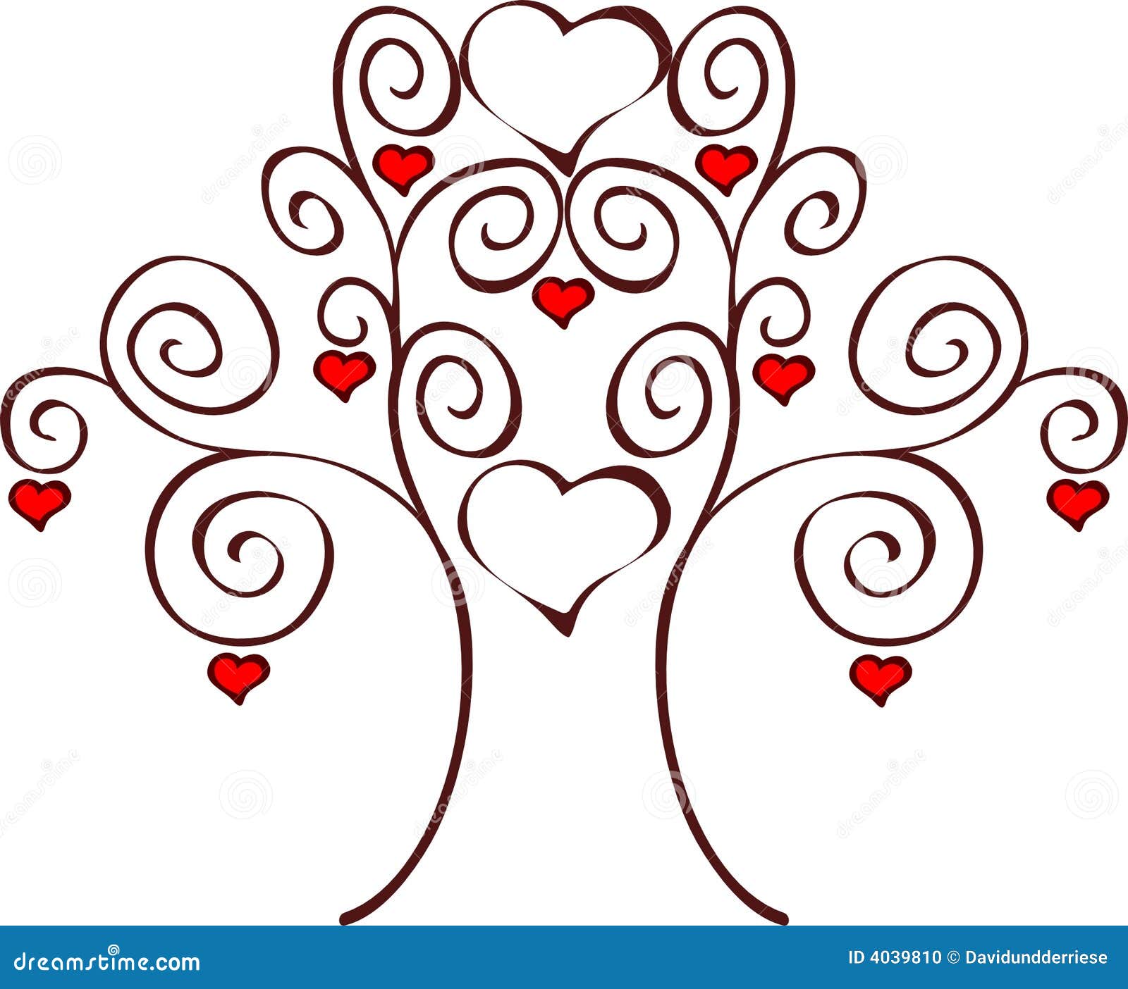 Growing love stock vector. Illustration of pattern, simple - 4039810