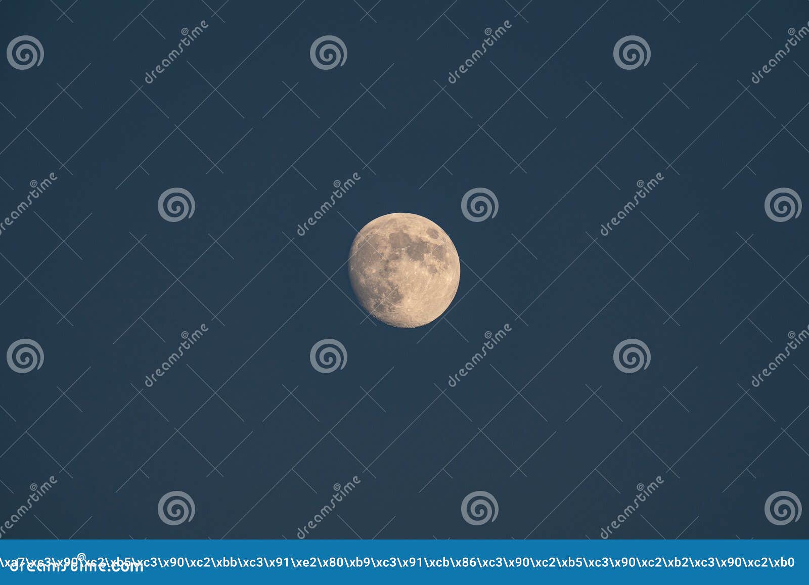 The Growing Moon in the First Quarter with Craters Stock Image - Image ...