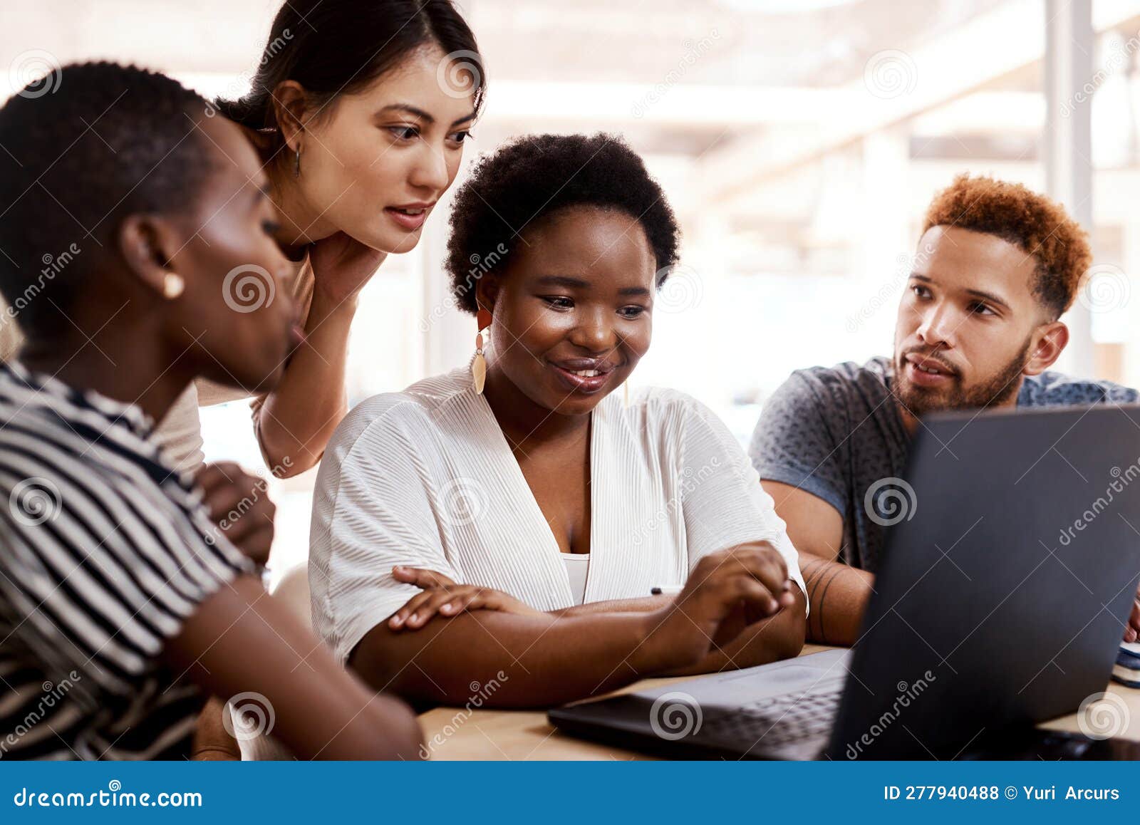 Growing and Nurturing Creative Talent. a Group of Young Creatives ...