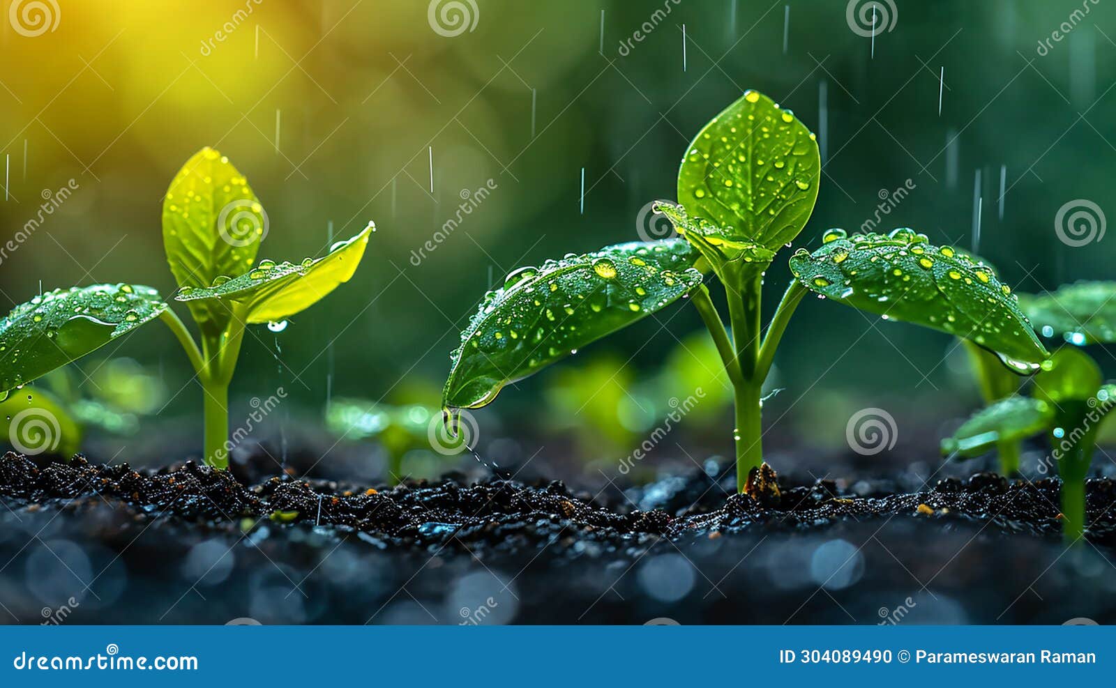 Growing plant stock illustration. Illustration of sapling - 304089490