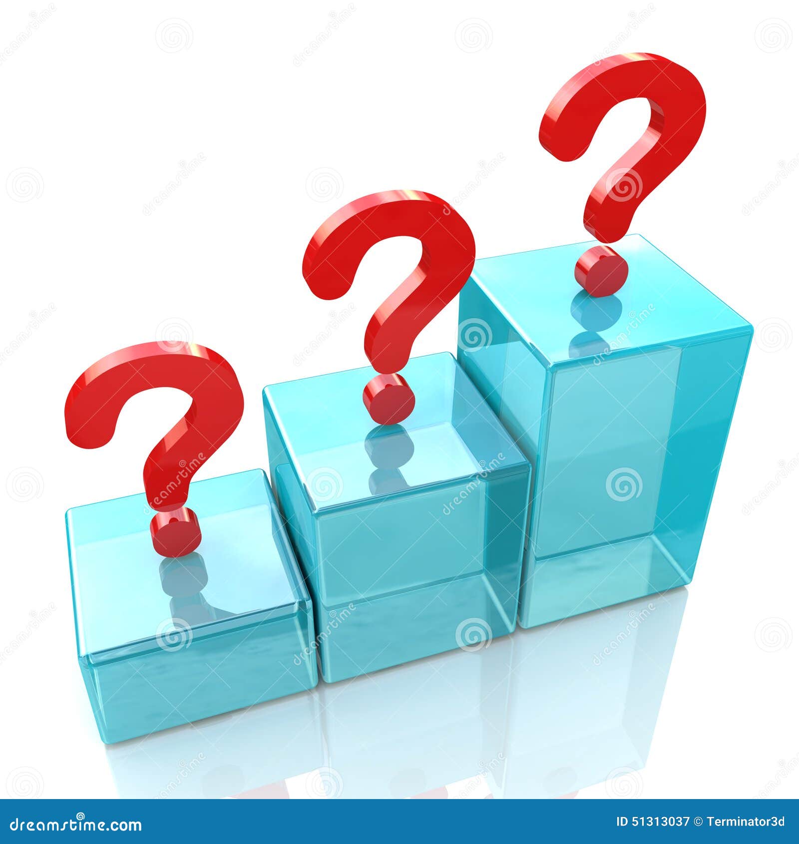 Growing Problem, Question Marks Stock Illustration - Illustration of ...