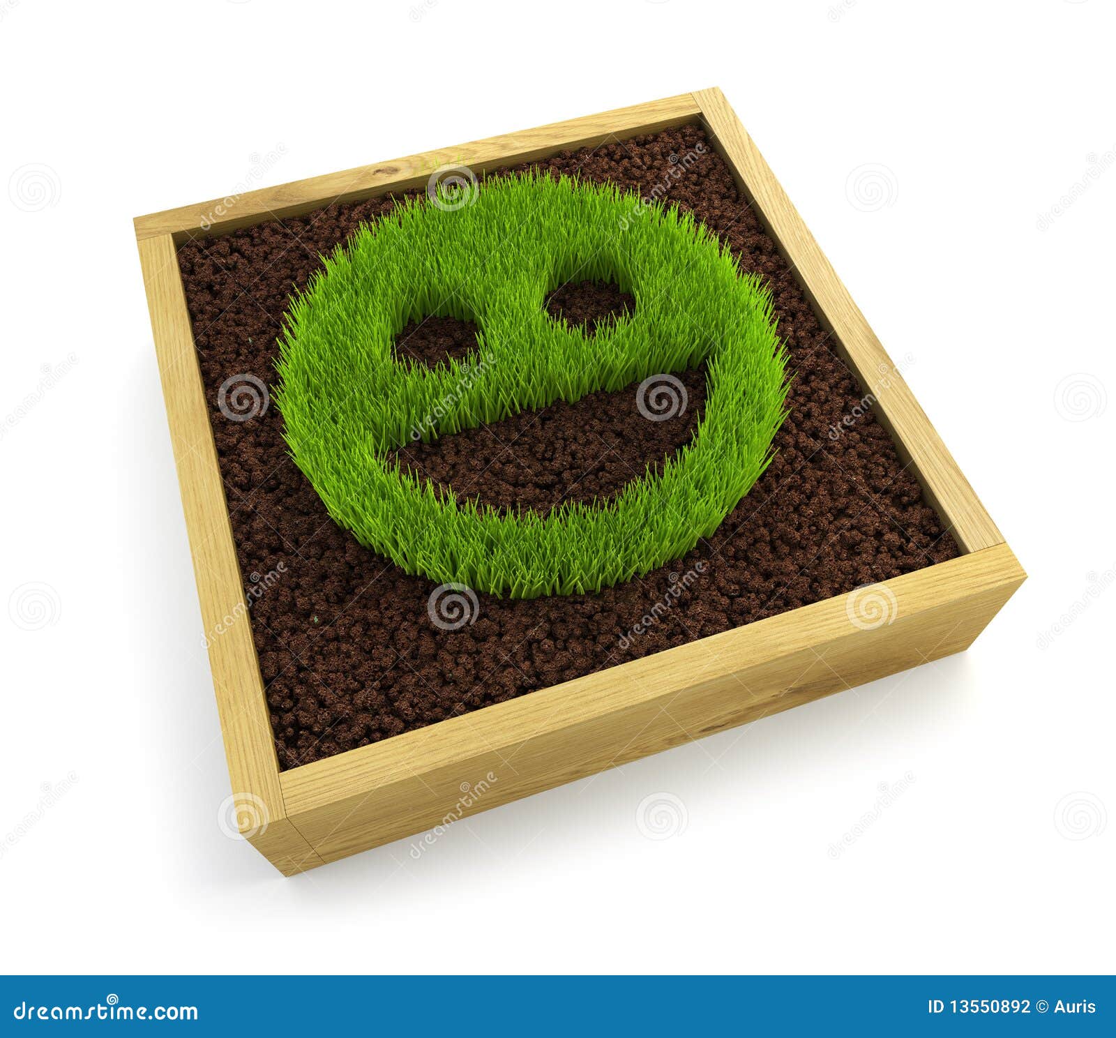 Growing Smiling Face Symbol Stock Illustration - Illustration of ...