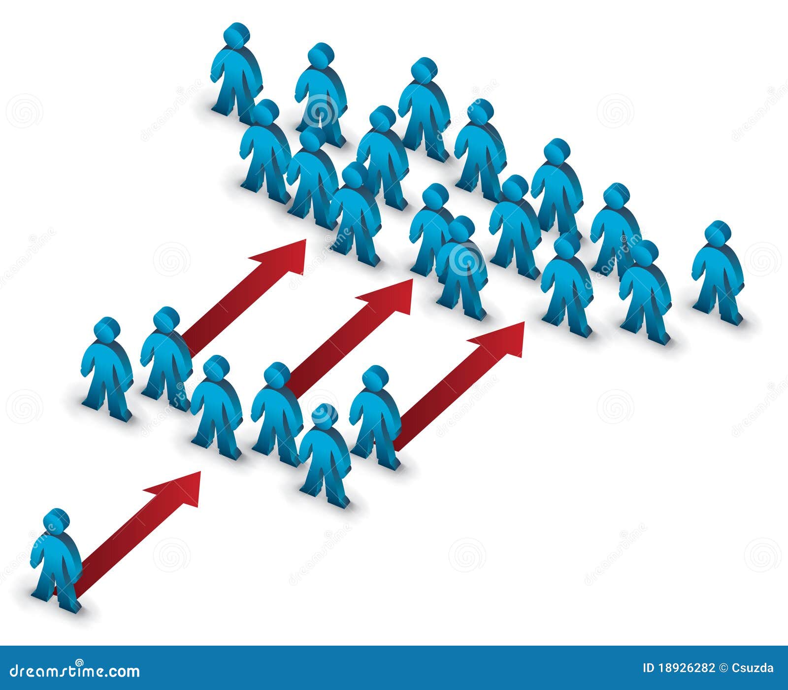 Growing steps stock vector. Illustration of marketing - 18926282