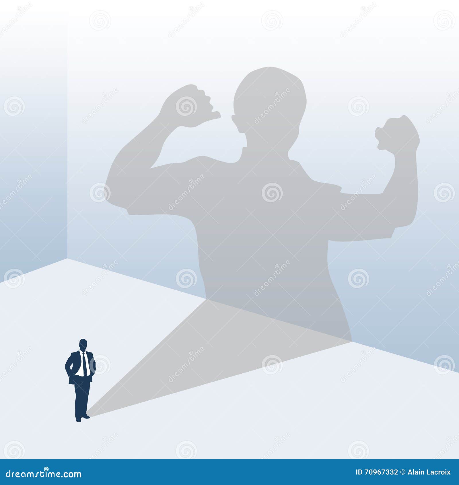 Growing stronger stock illustration. Illustration of improvement - 70967332