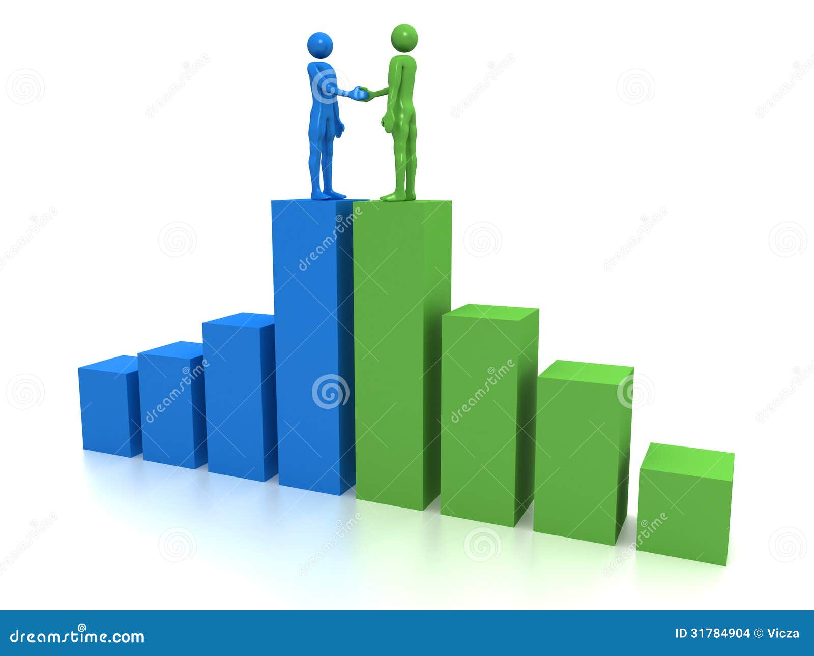 Growing together stock illustration. Illustration of chart - 31784904