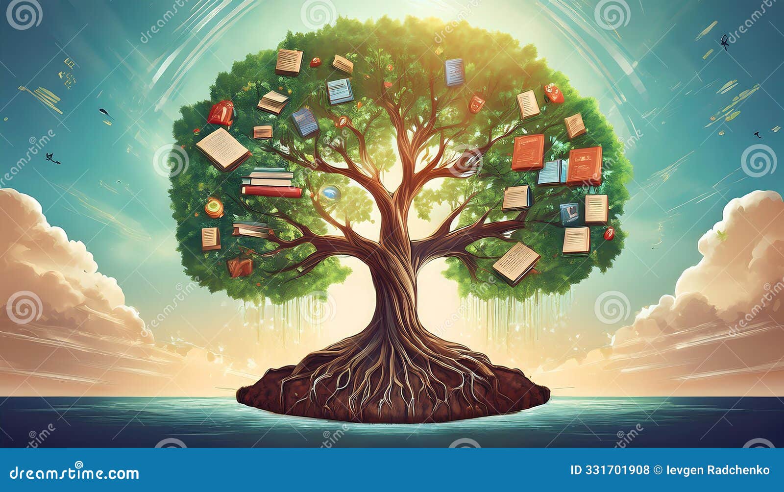 Growing Tree of Service - an Illustration of a Tree with Roots ...