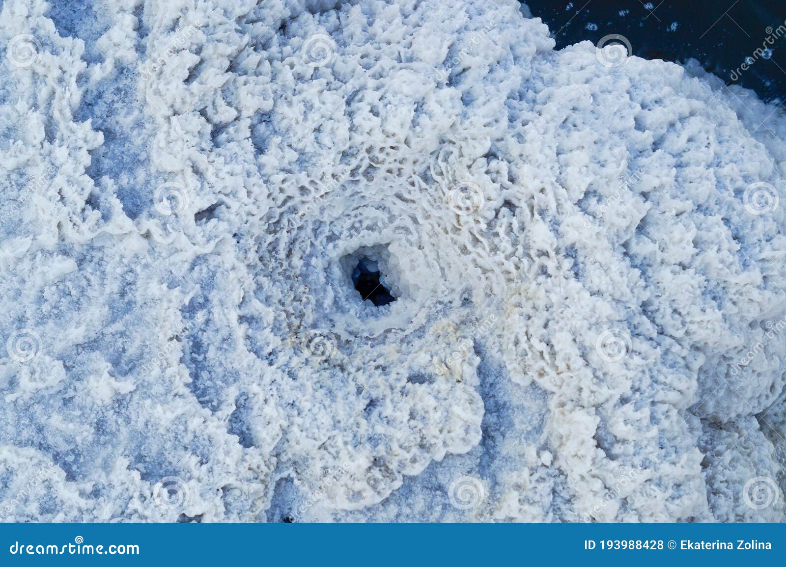 Growing White Salt Crystals Stock Photo - Image of mineral, travel ...