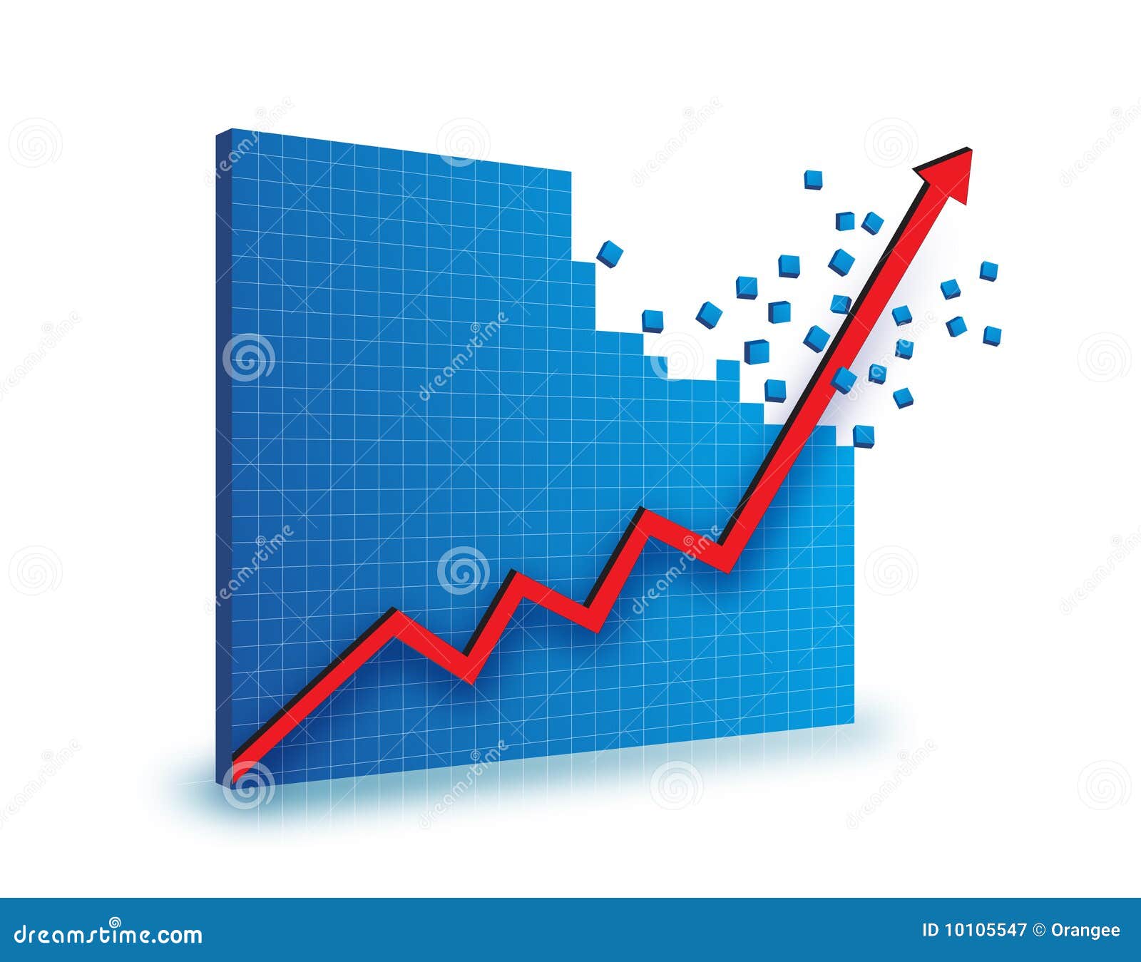 Red Line Chart COVID-19 Delta Variants Cartoon Vector | CartoonDealer ...
