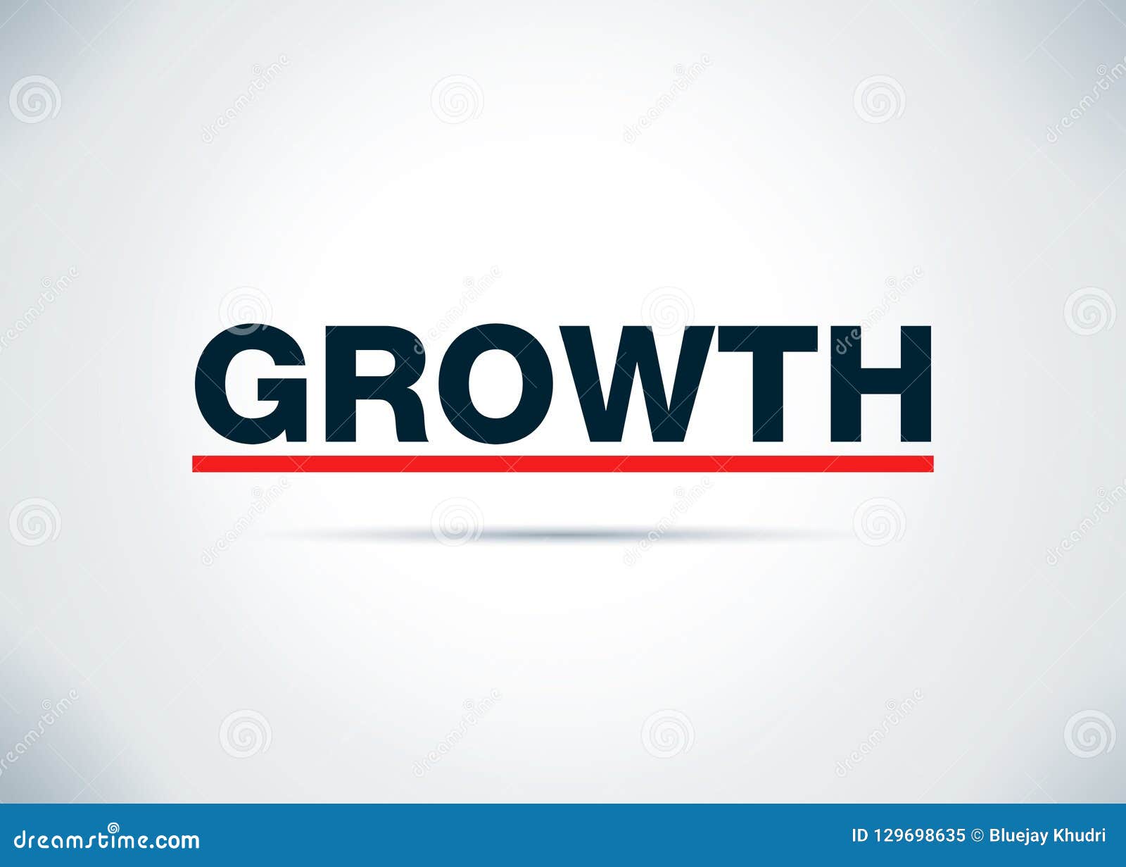 Growth Abstract Flat Background Design Illustration Stock Illustration ...