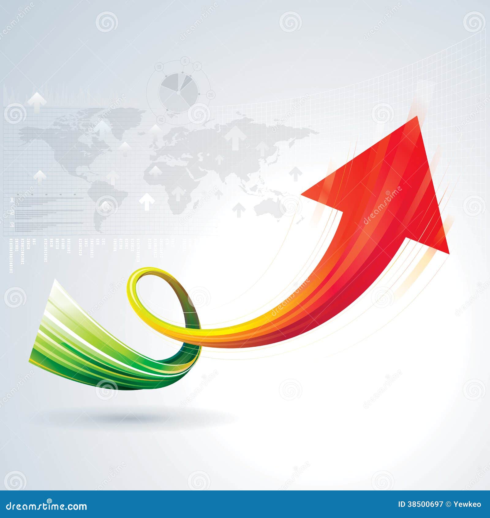 Growth Arrow stock vector. Illustration of connection - 38500697