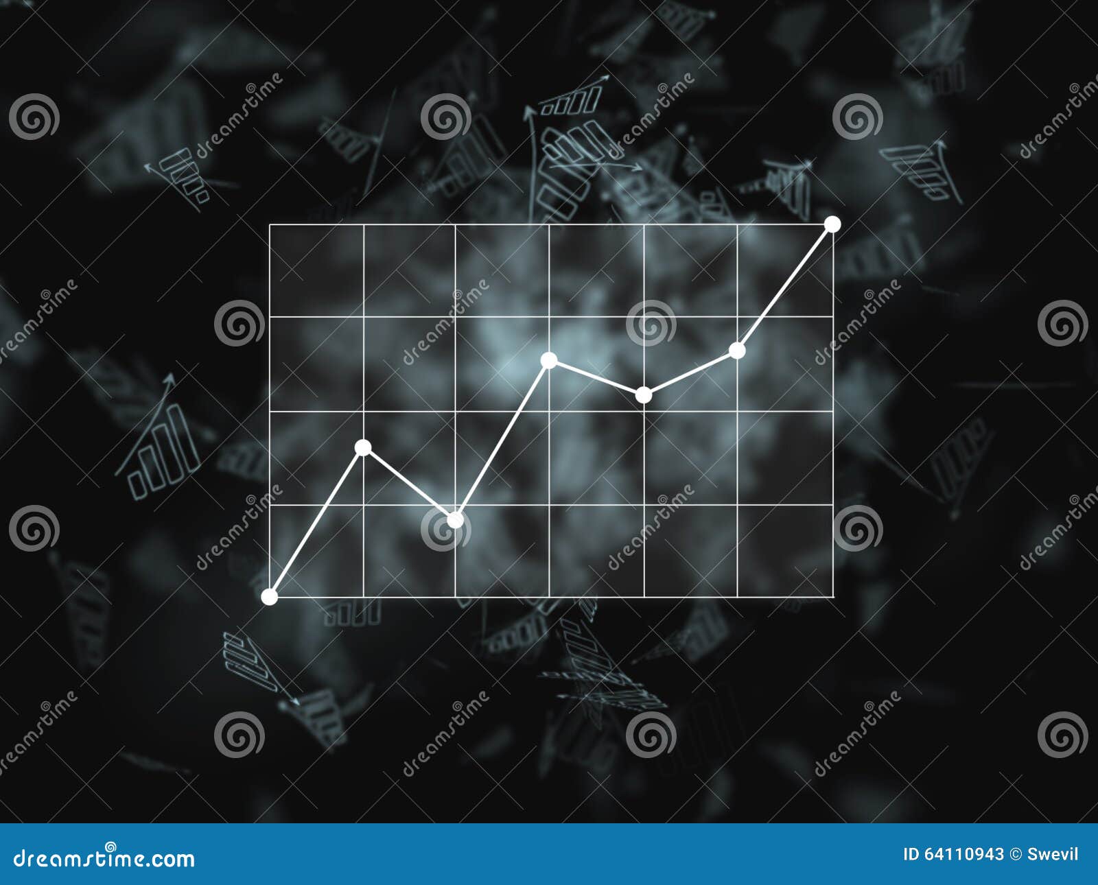 Growth Bar Chart on the Black Background Graphics. Many Chart on a ... Growth Bar Chart on the Black Background Graphics. Many Chart on a ...