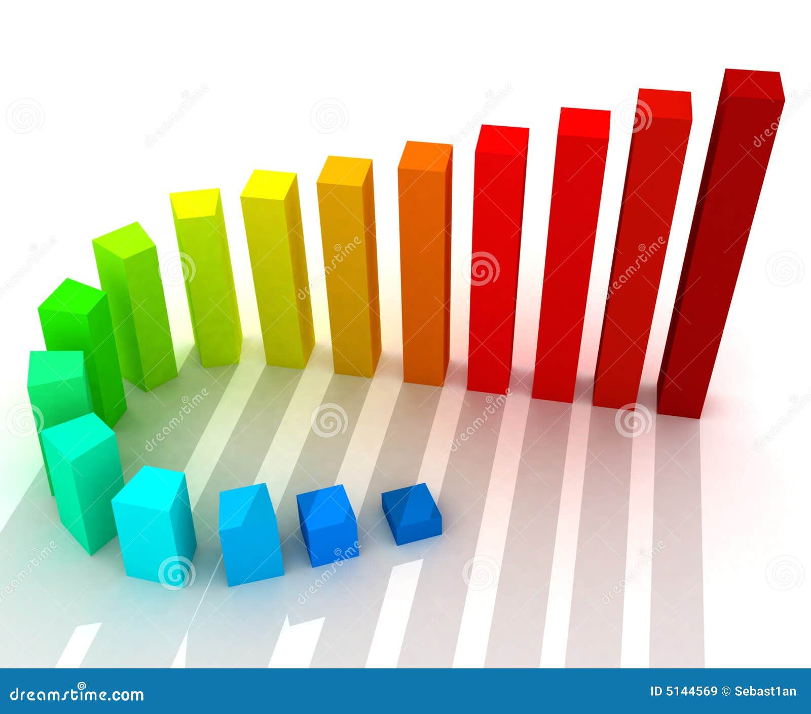 Growth chart stock illustration. Illustration of wealth - 5144569