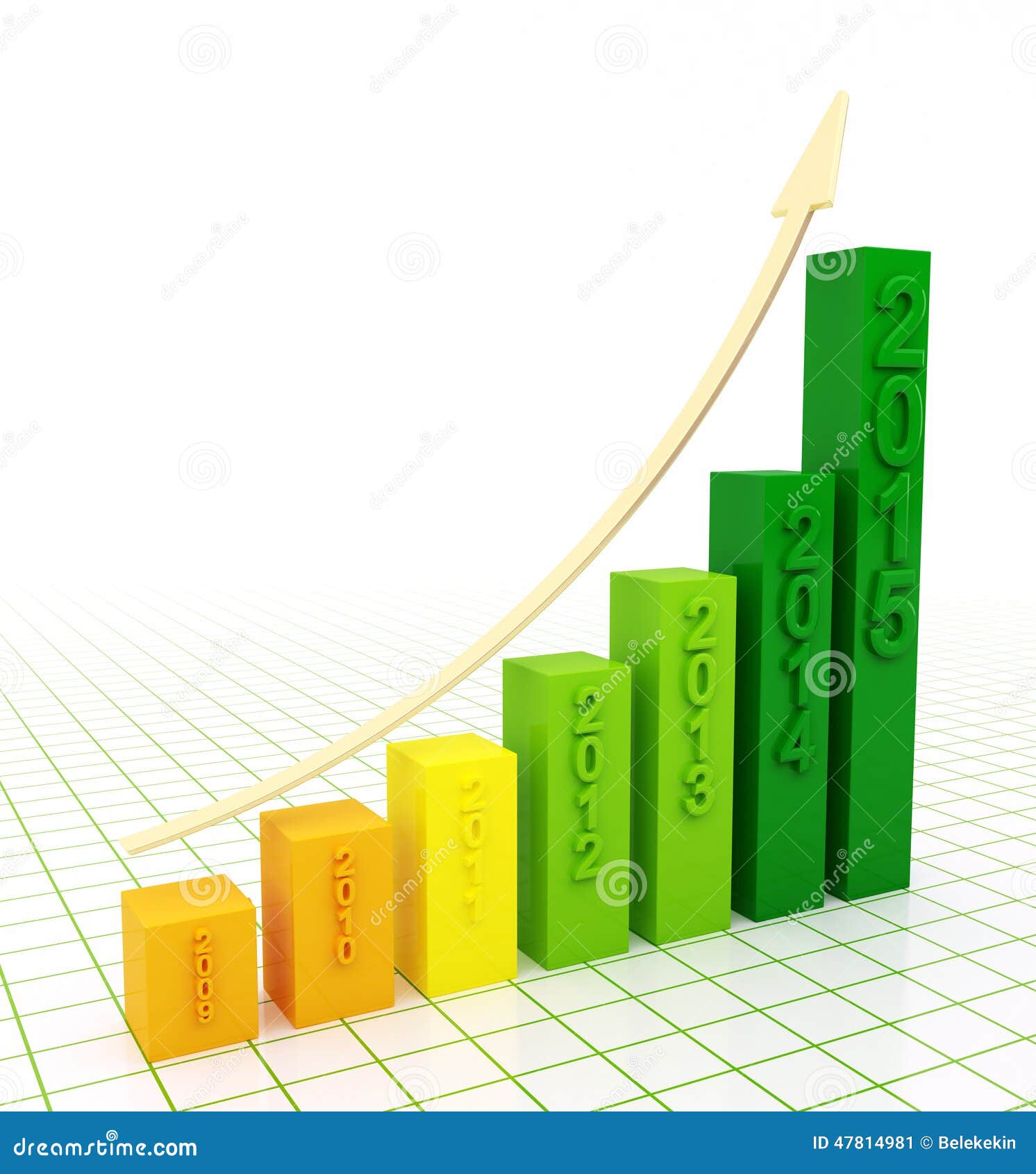2015 growth chart stock illustration. Illustration of growth - 47814981