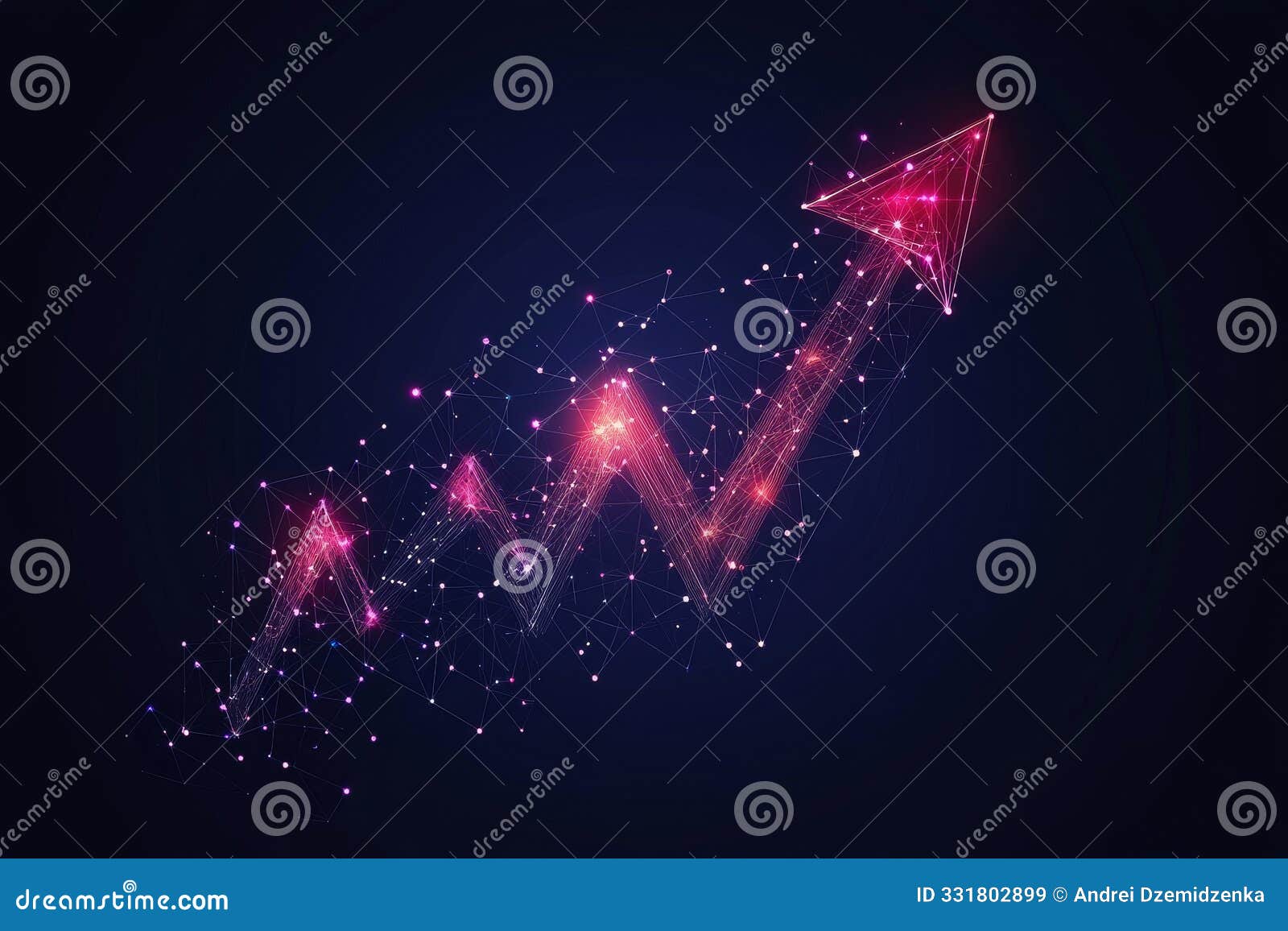The Growth Chart is Based on a Starry Sky, with Lines, Shapes that ...