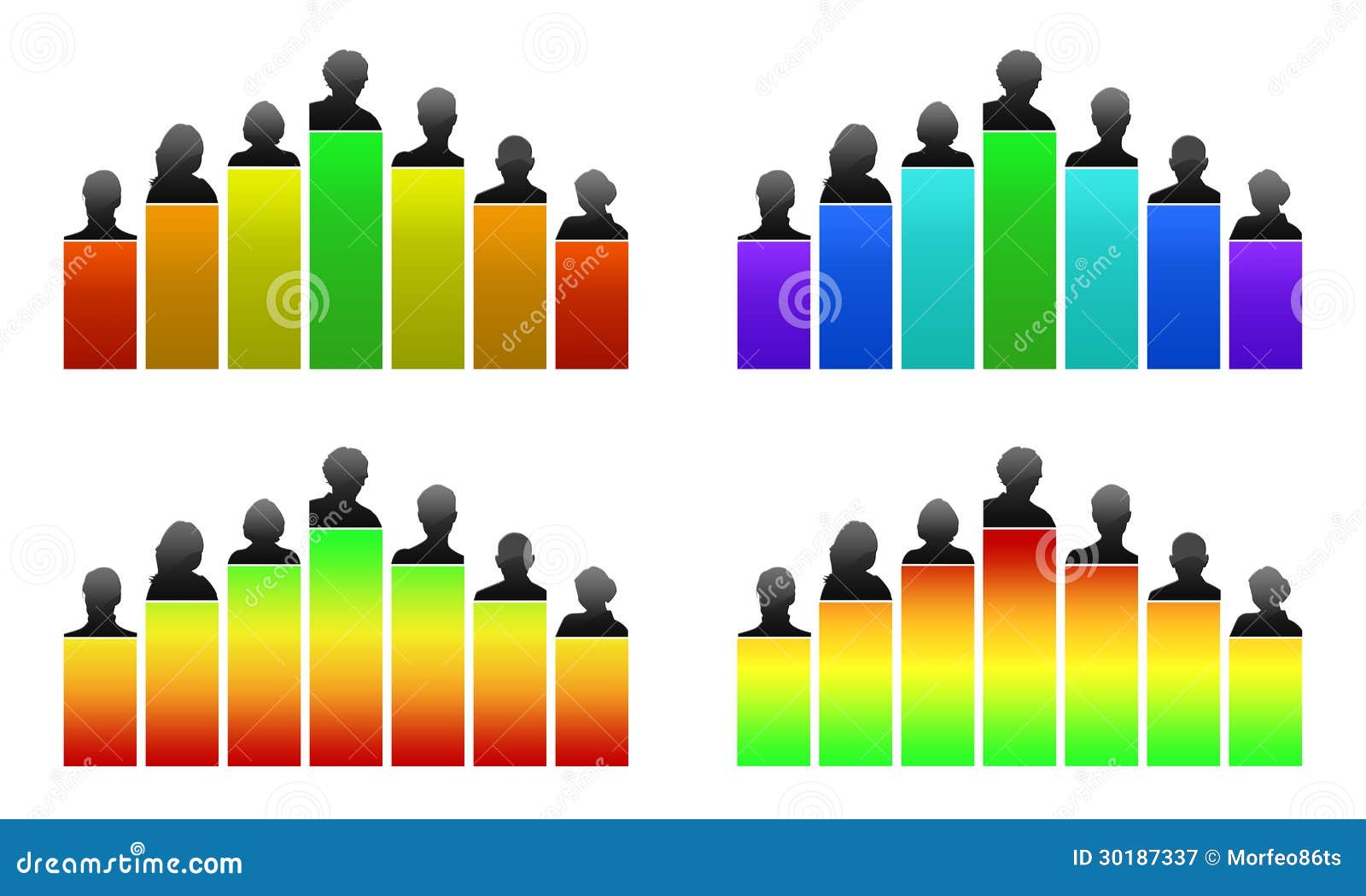 Growth Chart, Evaluation and Innovation Stock Illustration ...