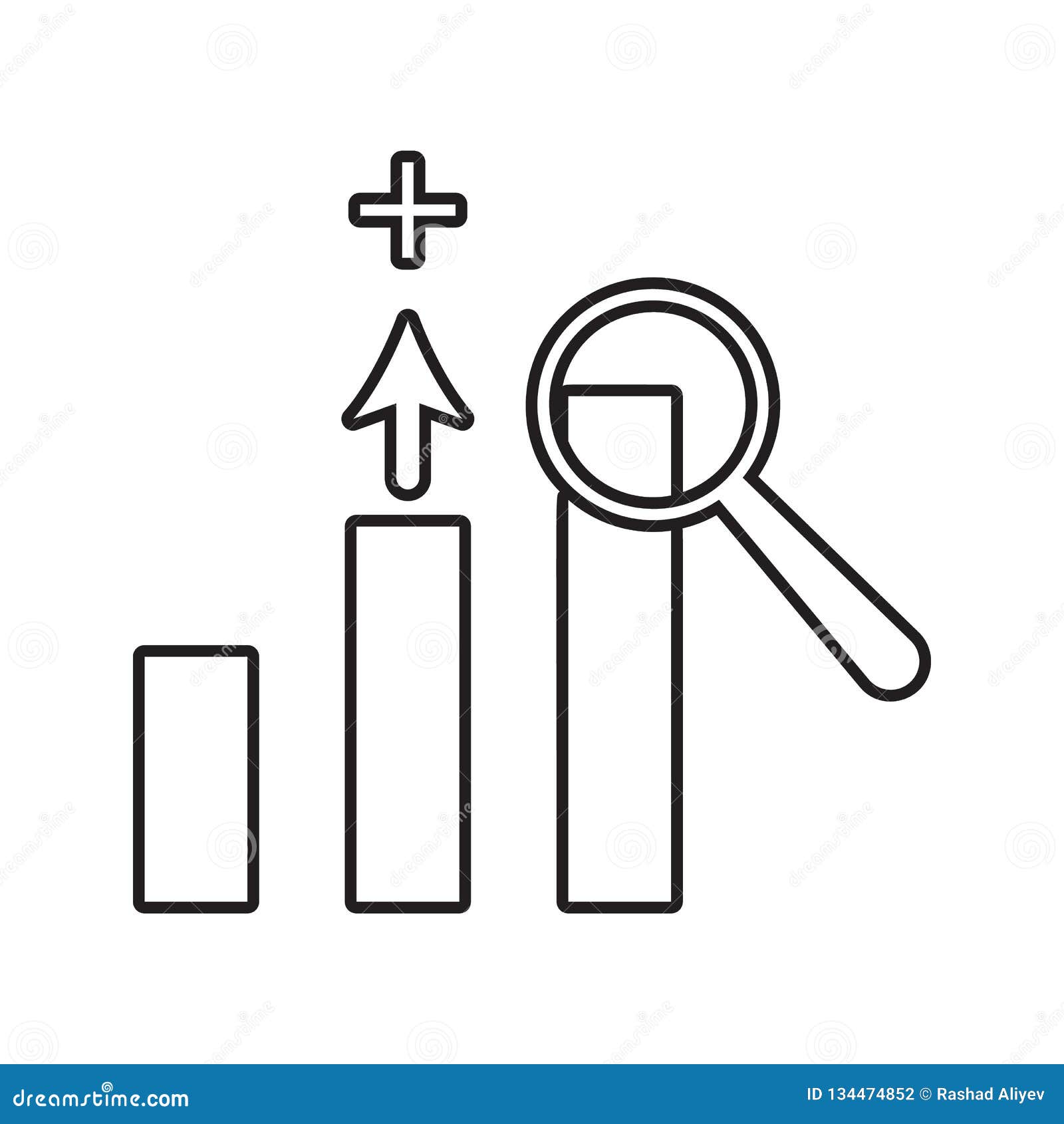 Growth Chart Icon. Element of Conversation and Friendship for Mobile ...