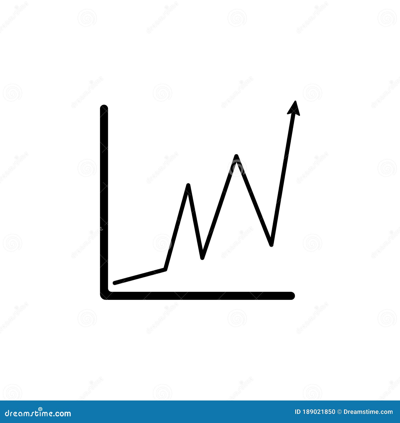 Growth Chart Icon. Element of Education Icon for Mobile Concept and Web ...