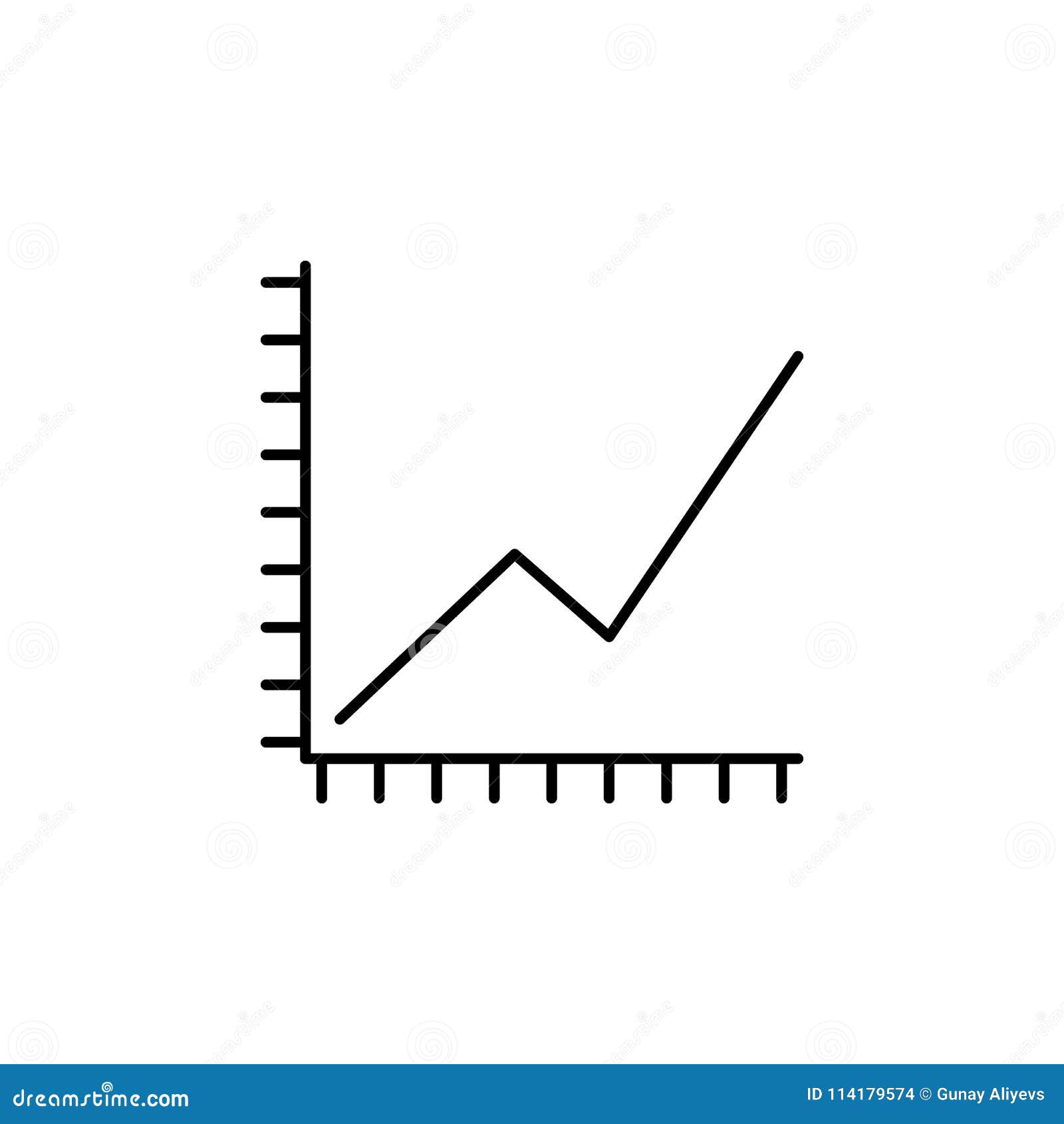 Growth Chart Icon. Element of Simple Icon for Websites, Web Design ...
