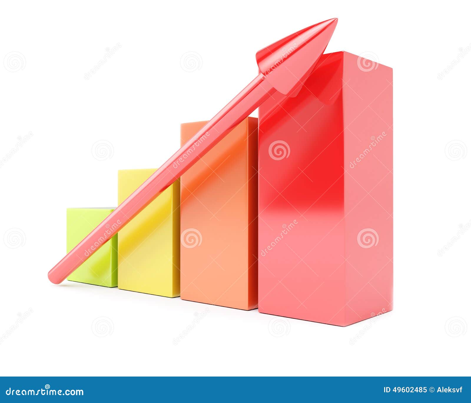 Growth chart stock illustration. Illustration of accounting - 49602485