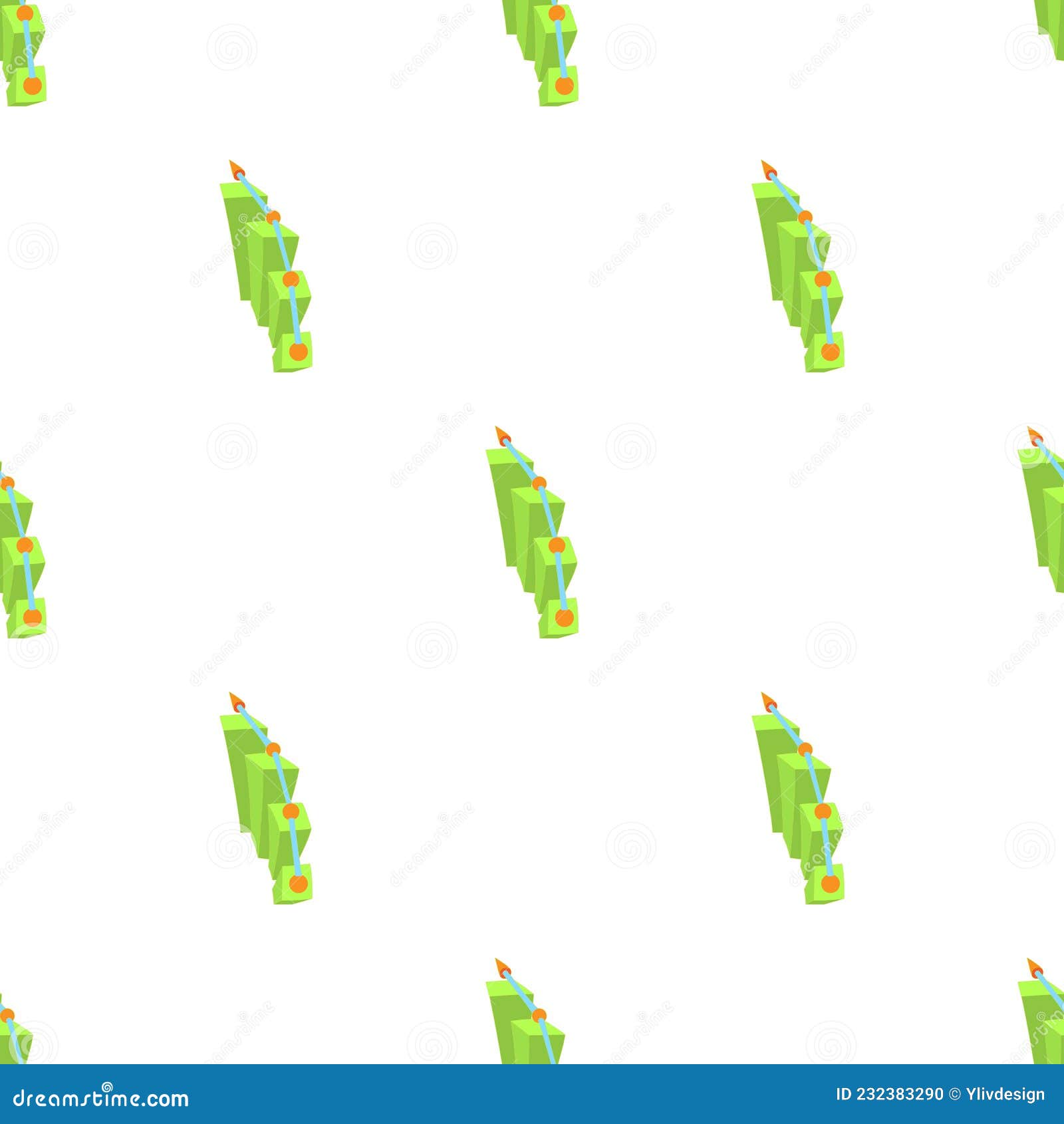 Growth Chart Pattern Seamless Vector Stock Illustration - Illustration ...