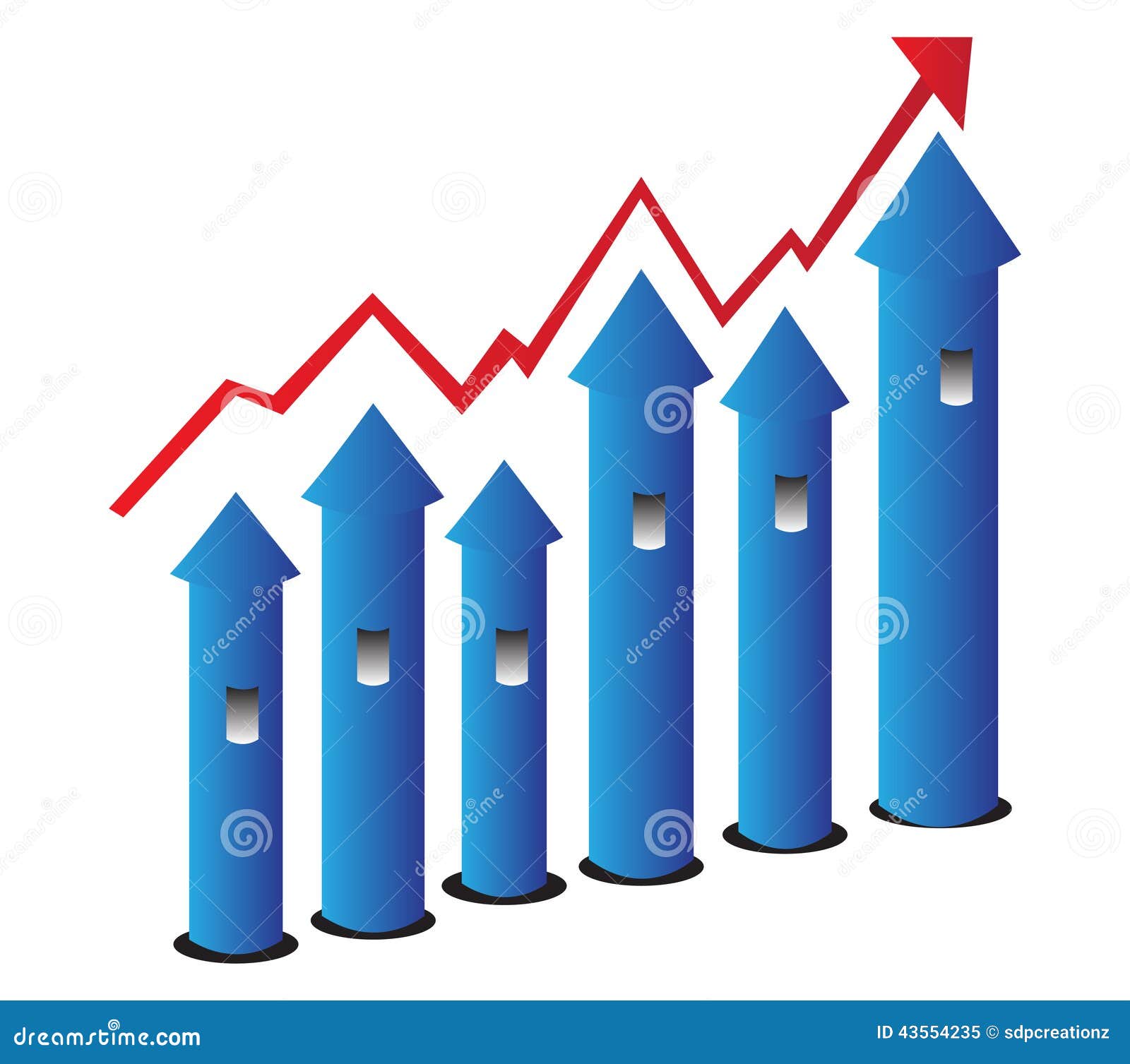 Growth Chart stock illustration. Illustration of development - 43554235
