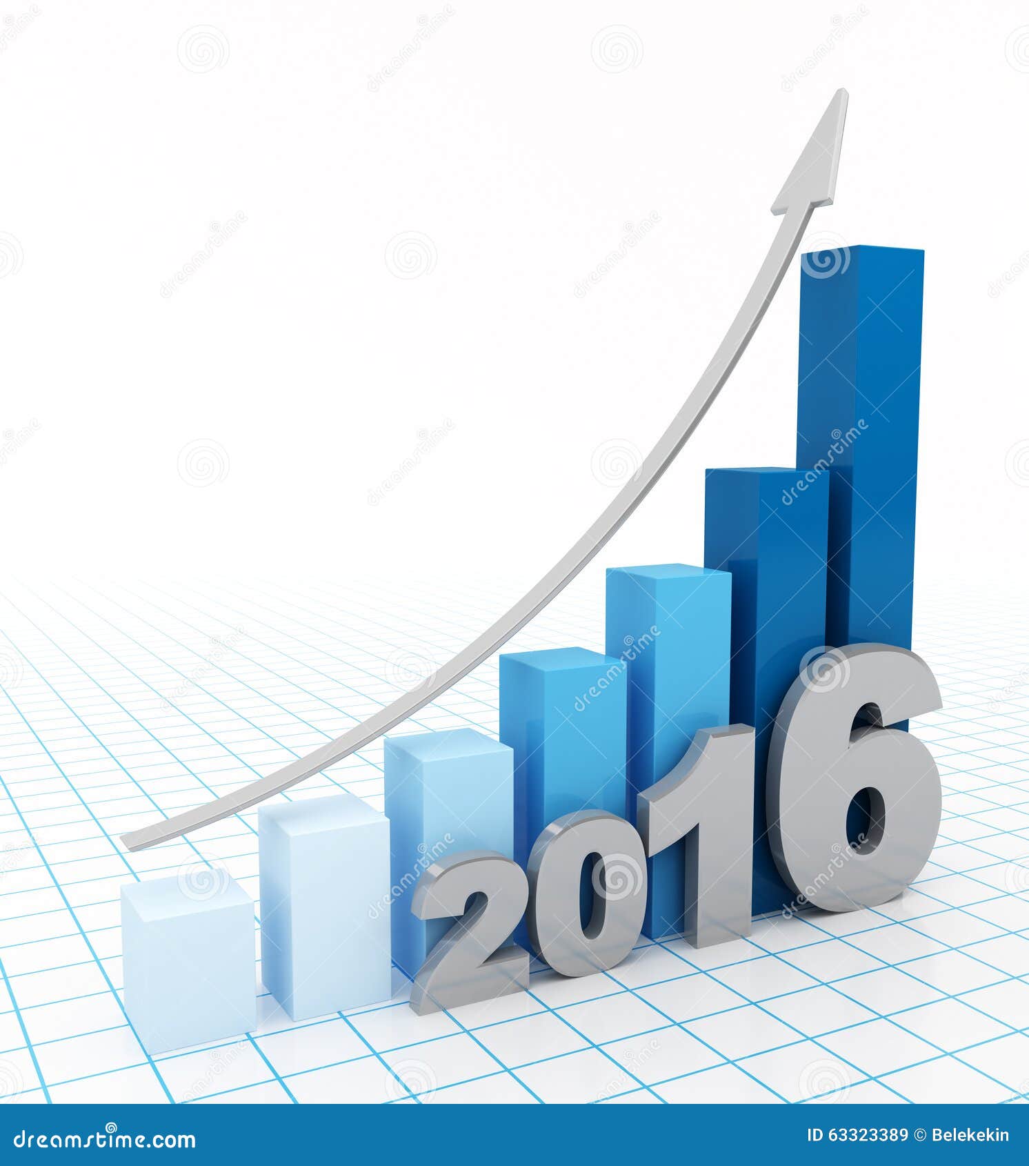 2016 growth chart stock illustration. Illustration of growing - 63323389