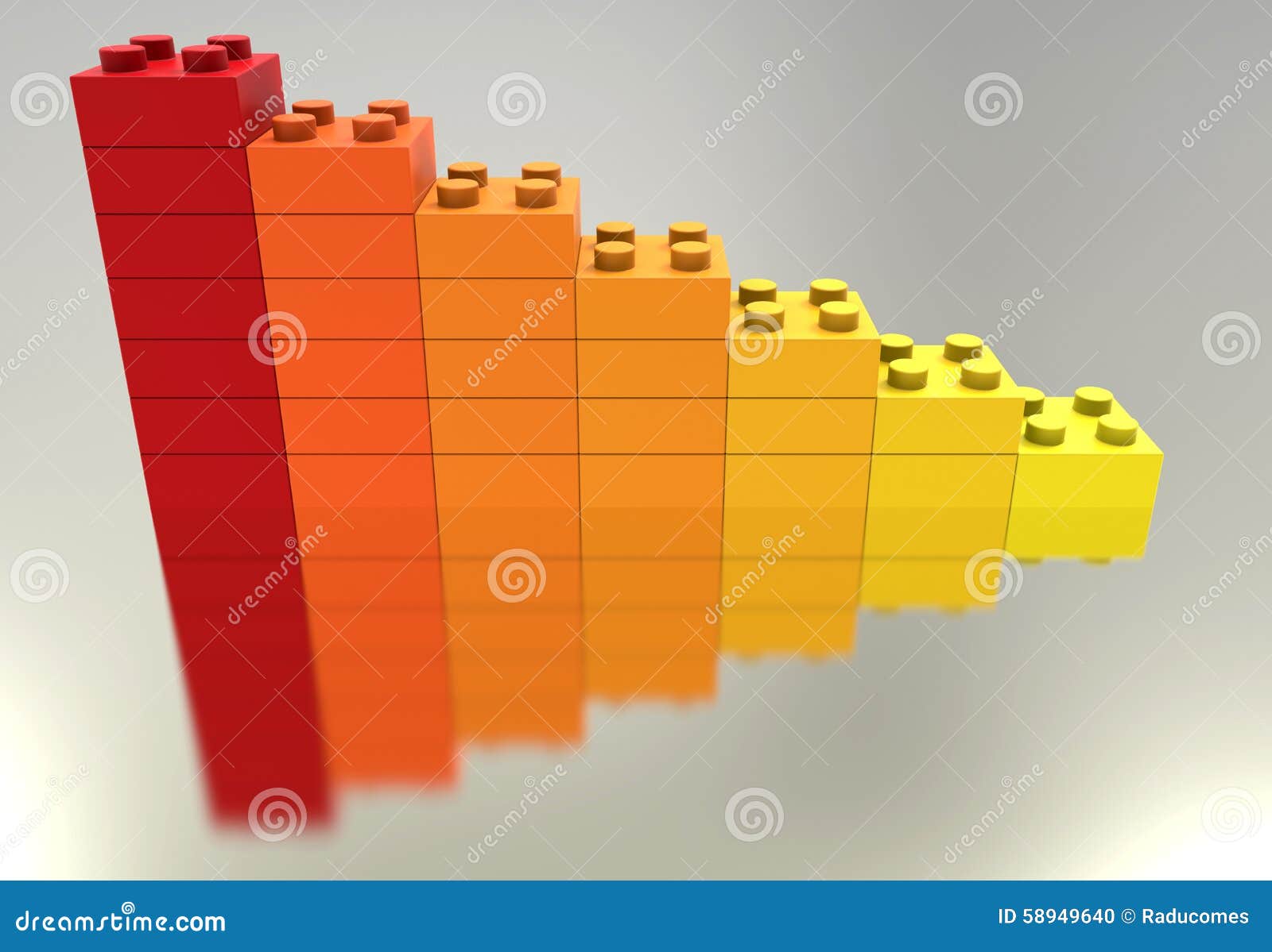 Growth Concept and Its Reflection Stock Illustration - Illustration of ...
