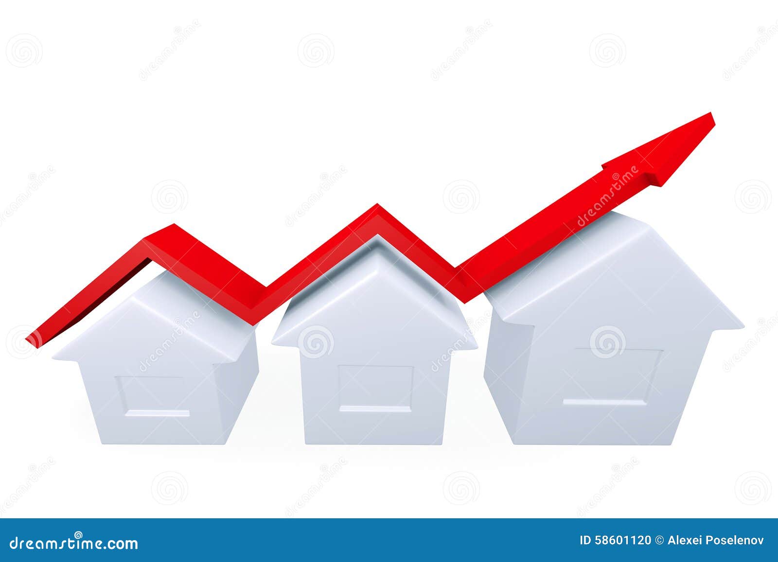 Growth in the Construction Industry Stock Illustration - Illustration ...