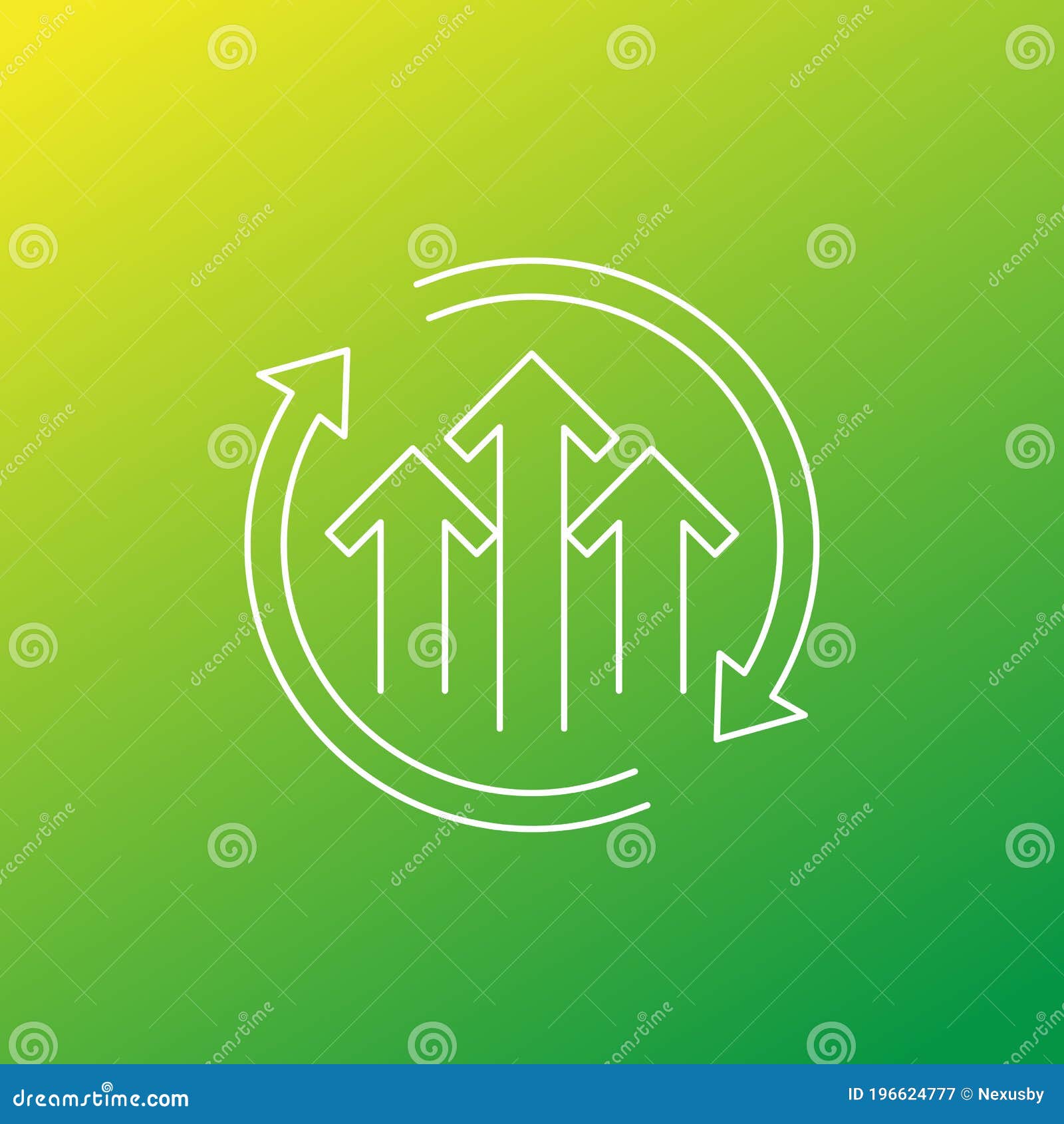 Productiveness Line Icons Collection. Efficiency, Effectiveness ...