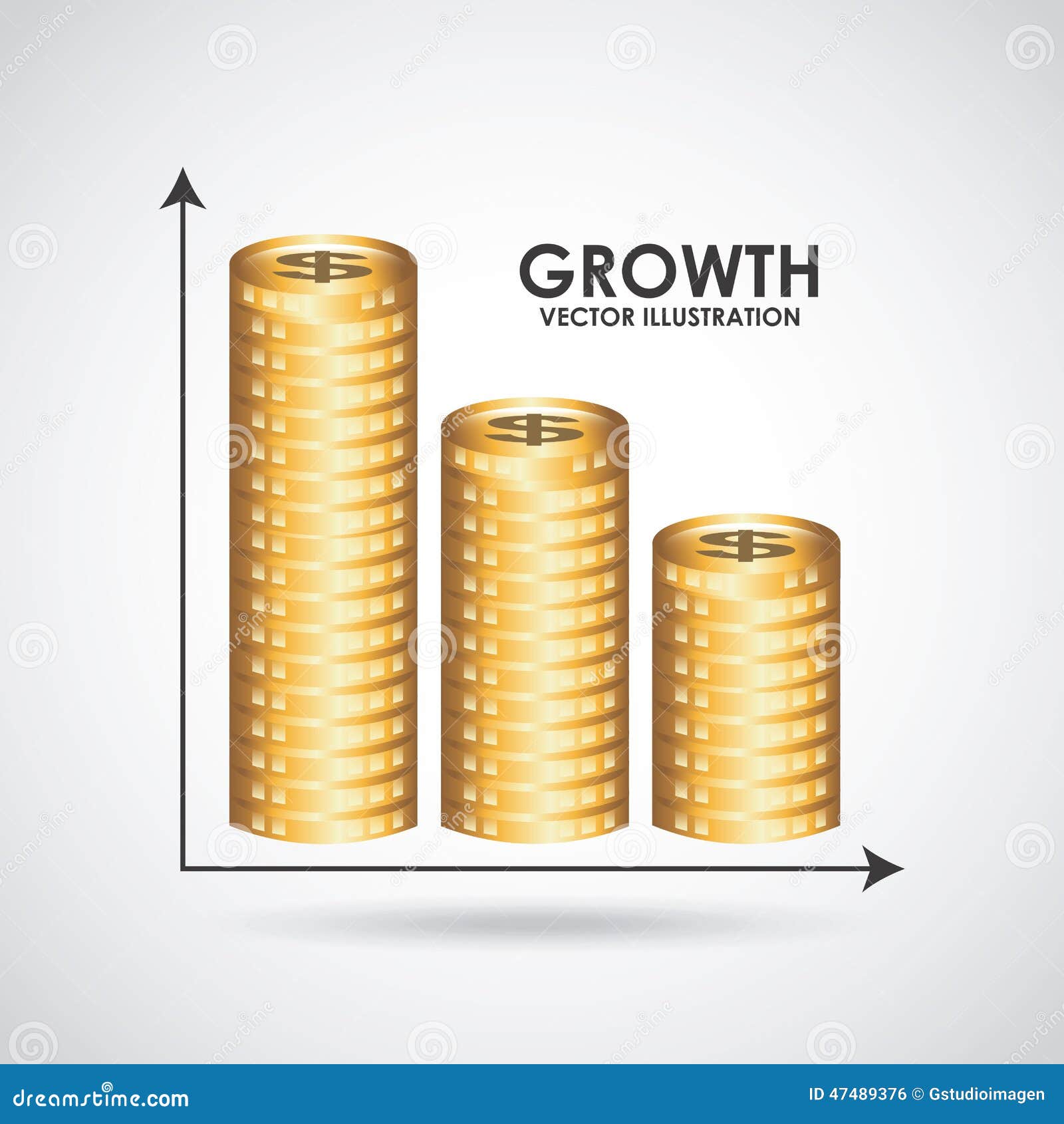 Growth design stock vector. Illustration of finance, increase - 47489376