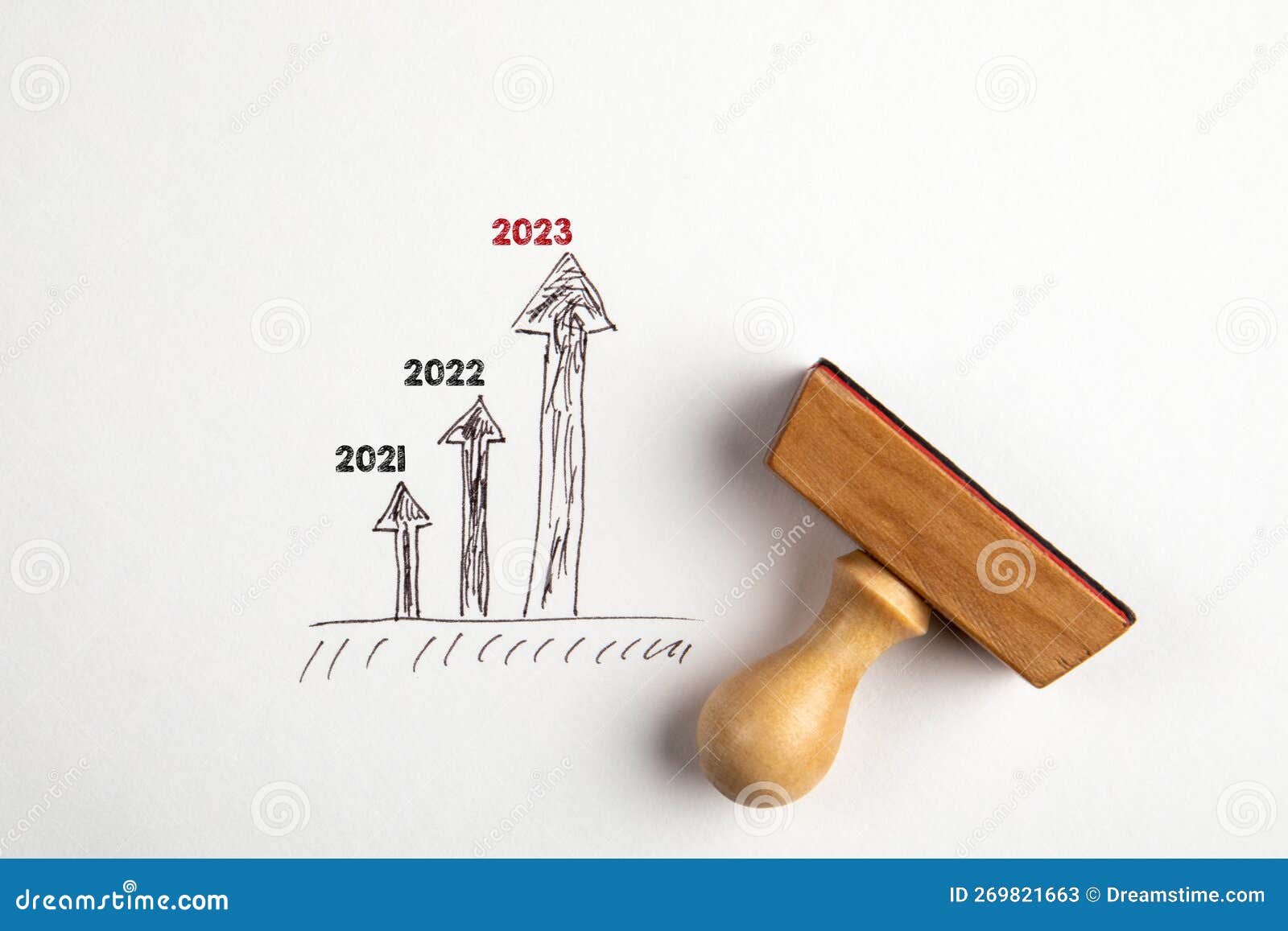 2023 Growth and Development Concept. Comparison and Success. Stock ...