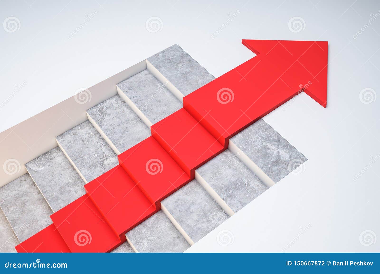 Growth and Direction Concept Stock Illustration - Illustration of level ...