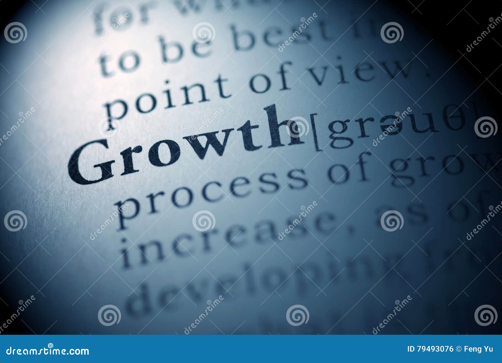 Growth stock photo. Image of growth, dictionary, macro - 79493076