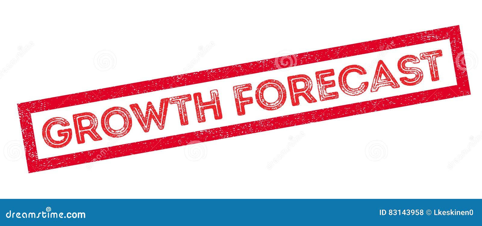 Growth Forecast Rubber Stamp Stock Illustration - Illustration of ...
