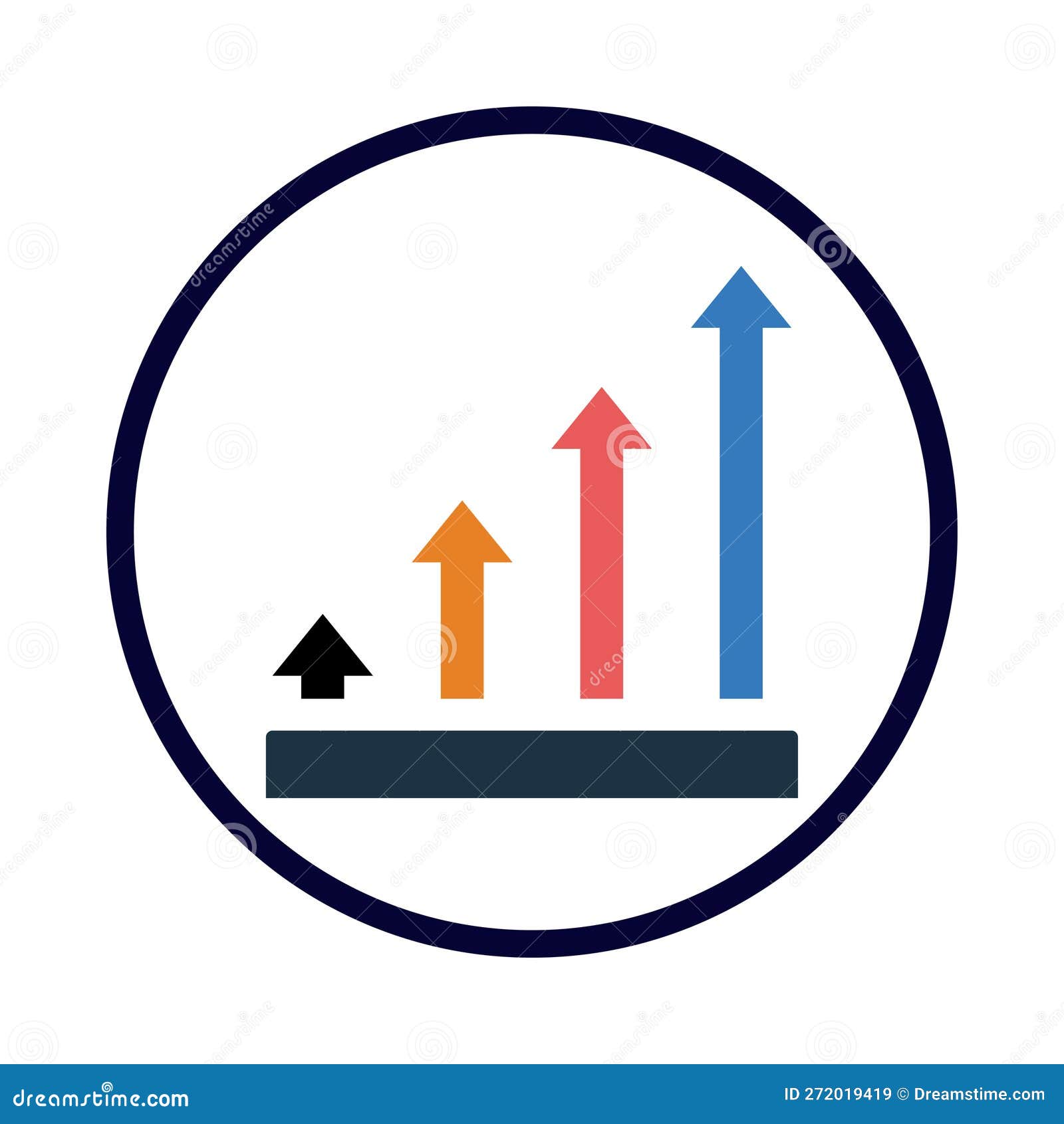 Growth, Graph, Business Growth Graph Chart Icon Stock Vector ...