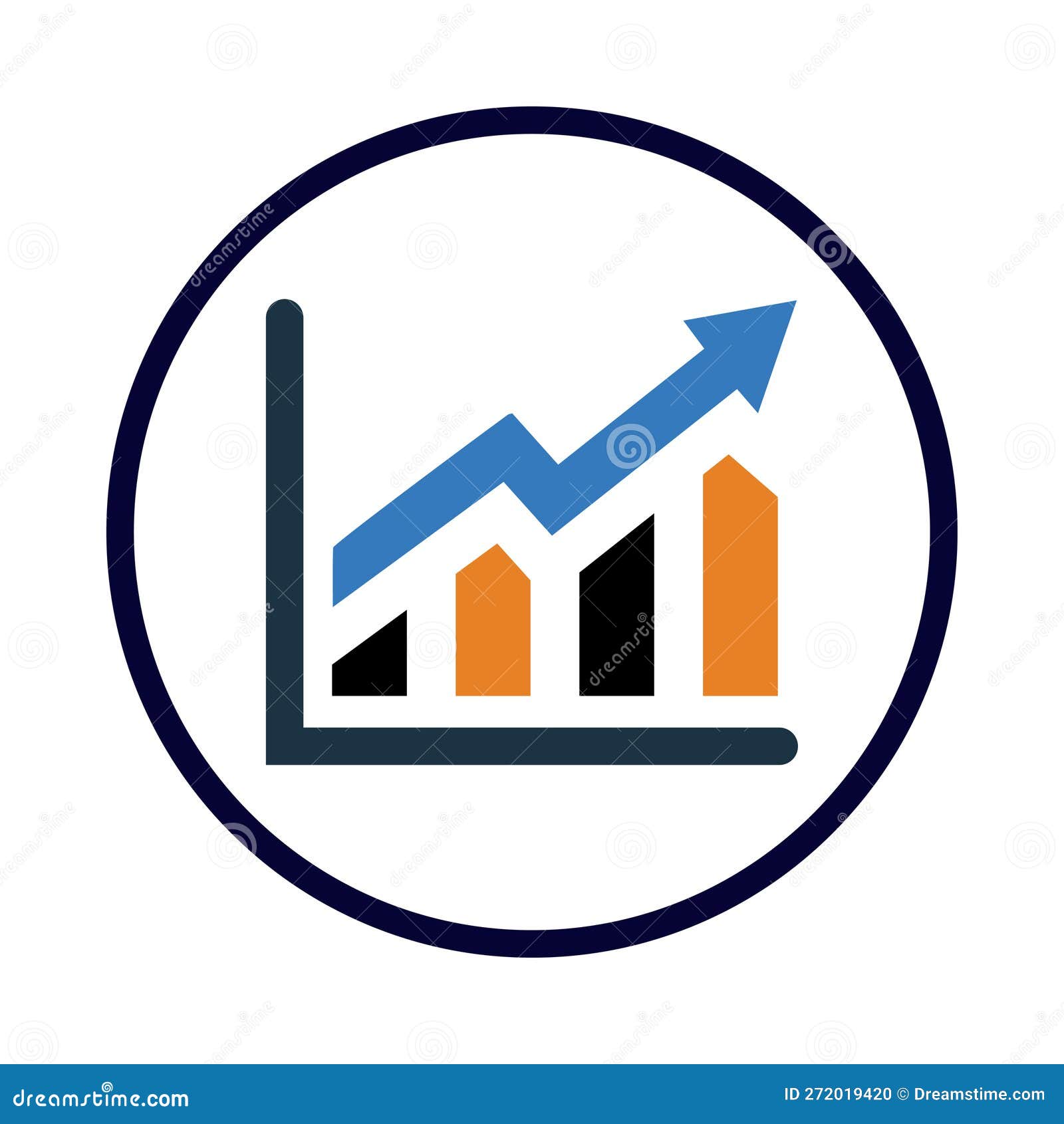 Growth, Graph, Business Growth Graph Chart Icon Stock Vector ...