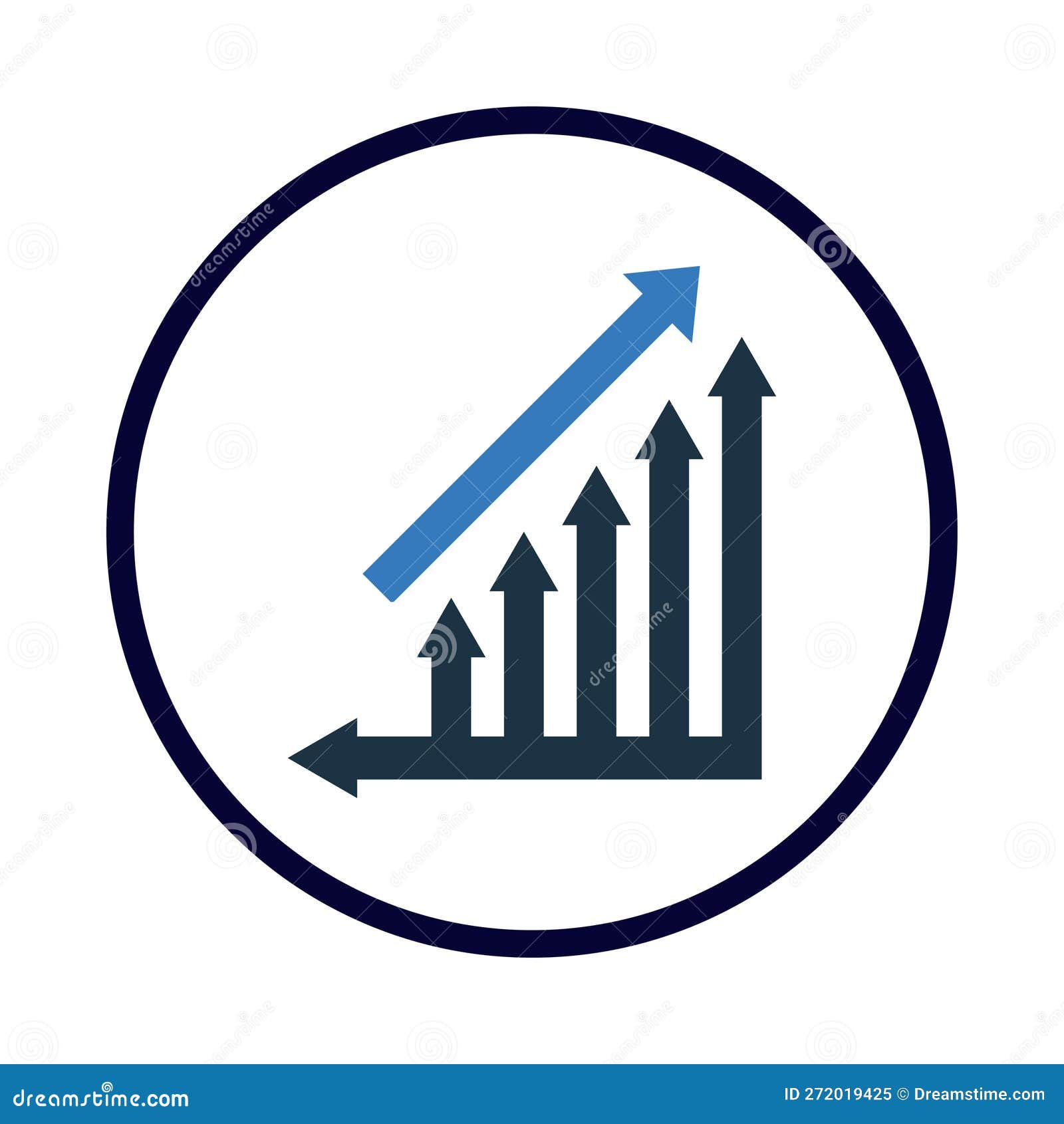 Growth, Graph, Business Growth Graph Chart Icon Stock Vector ...