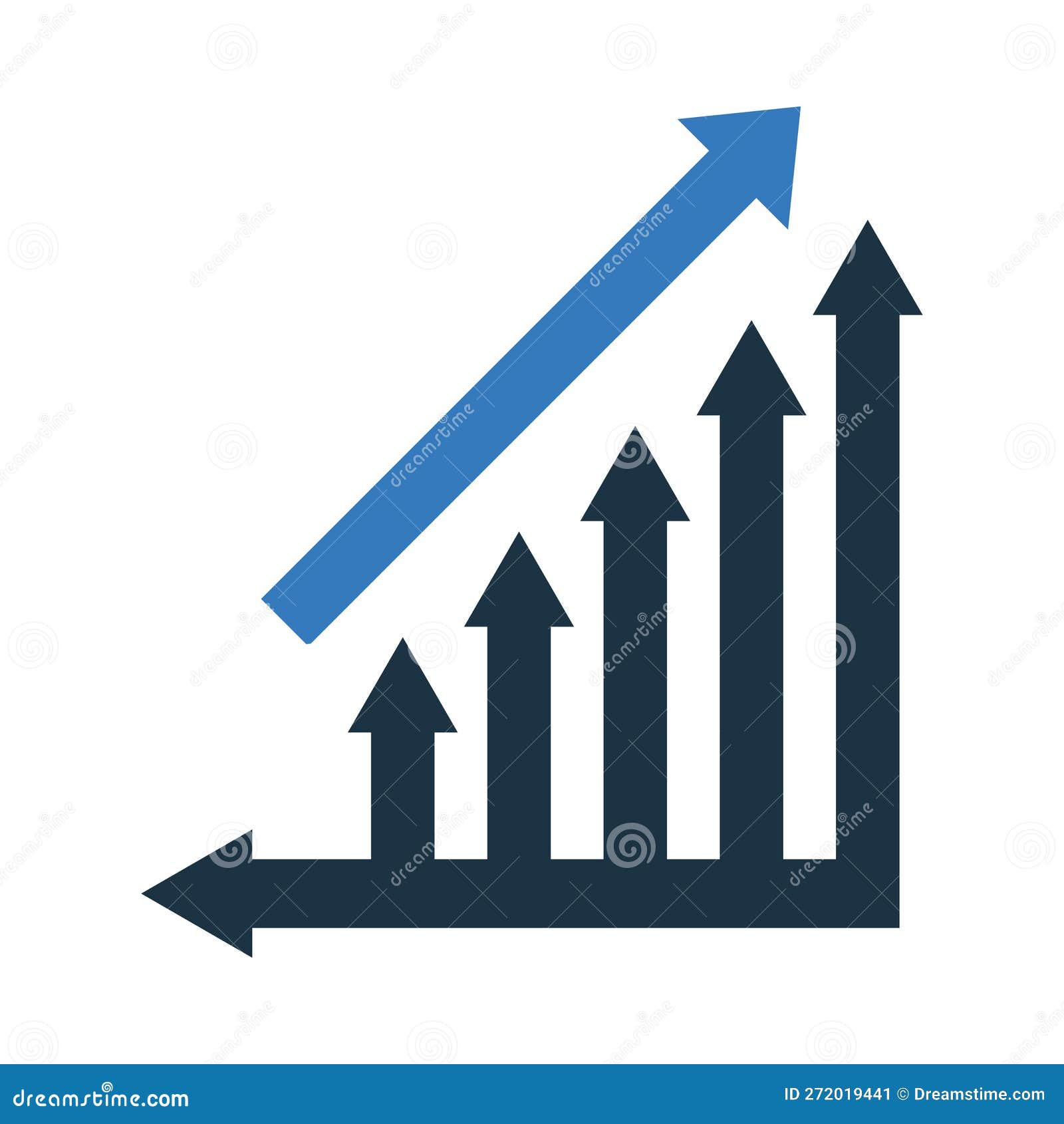Growth, Graph, Business Growth Graph Chart Icon Stock Vector ...