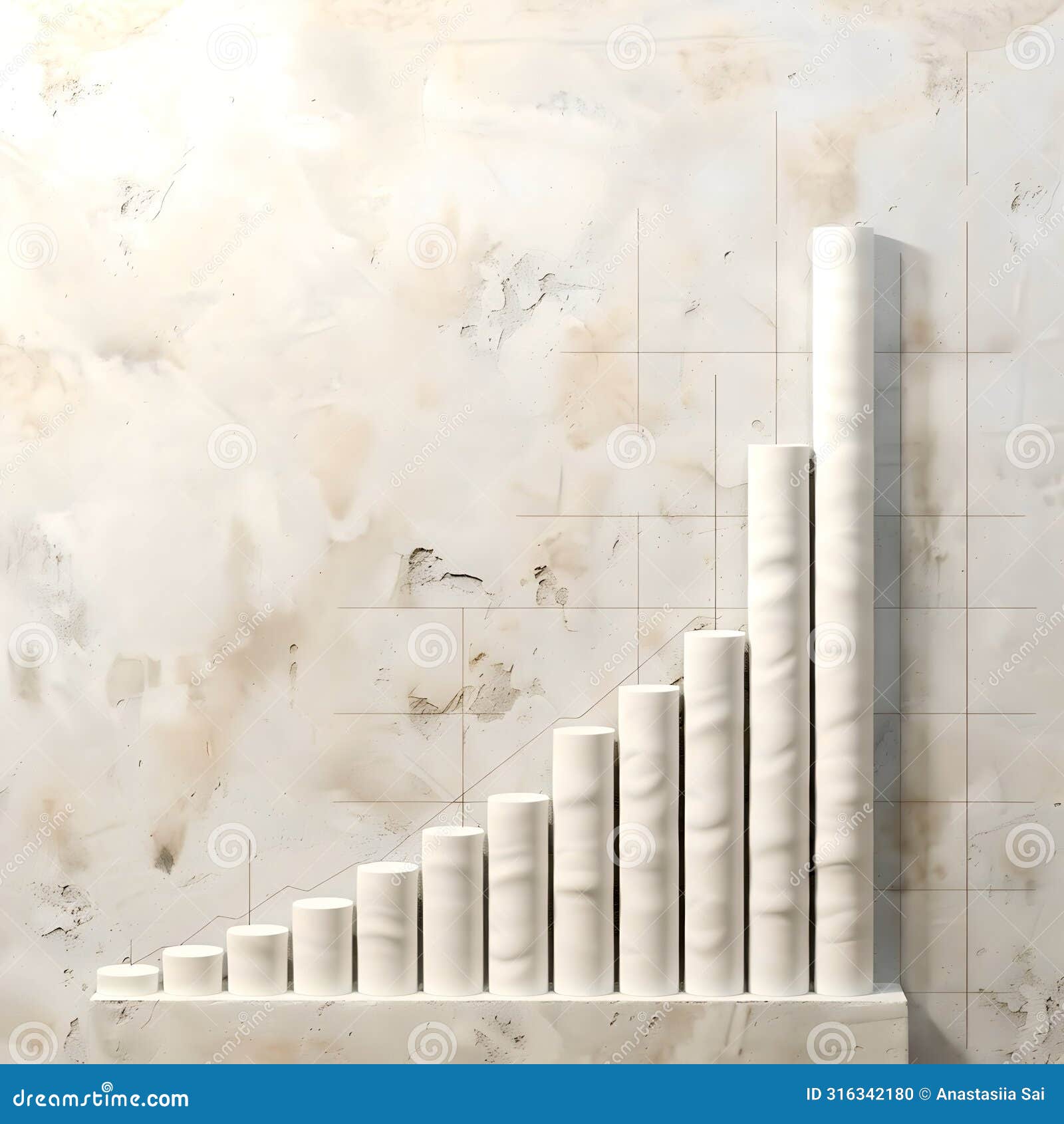 The Growth Graph is Going Up Stock Photo - Image of increase, wealth ...