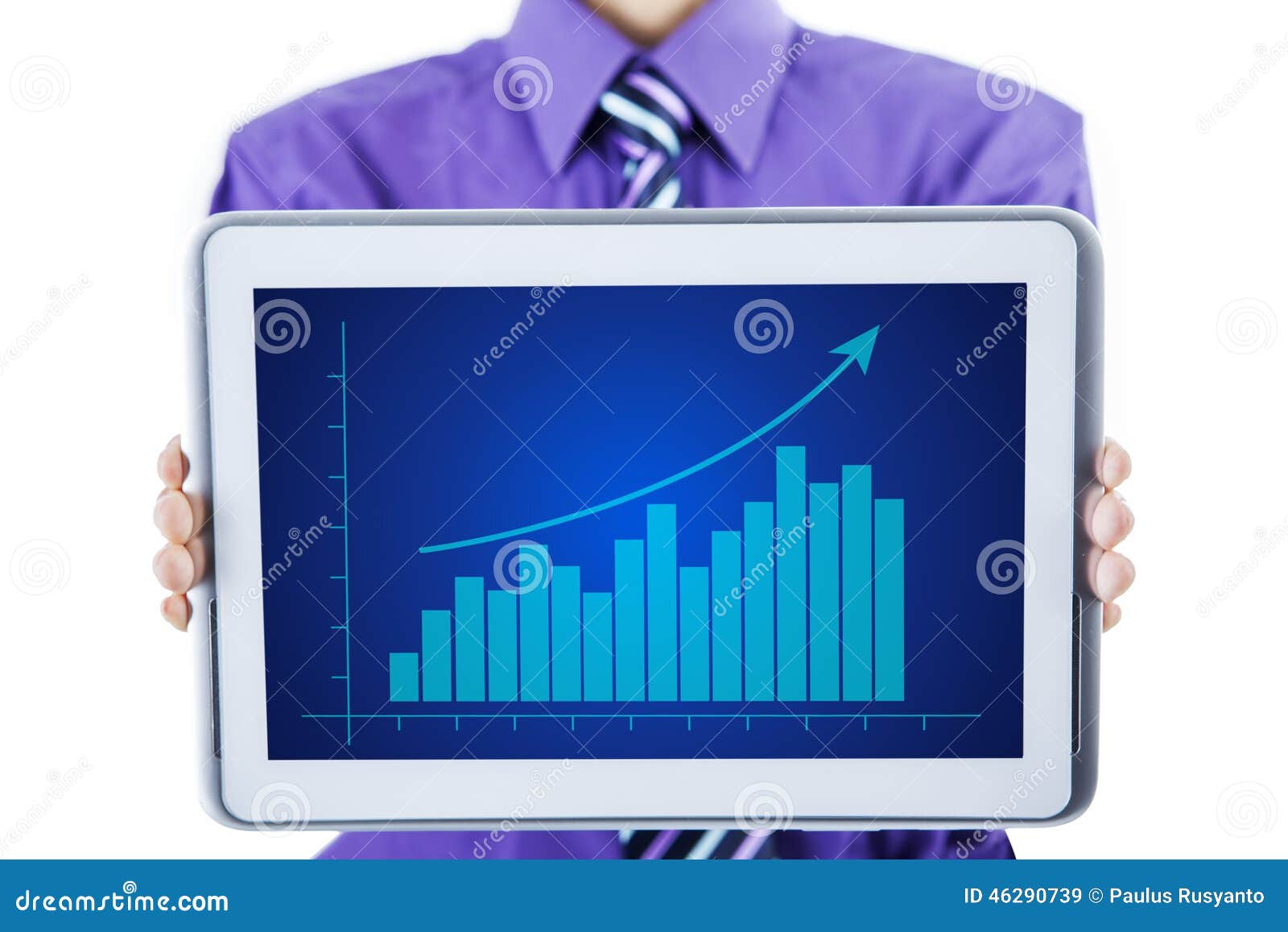 Growth graph on a tablet stock image. Image of gadget - 46290739 Growth graph on a tablet stock image. Image of gadget - 46290739