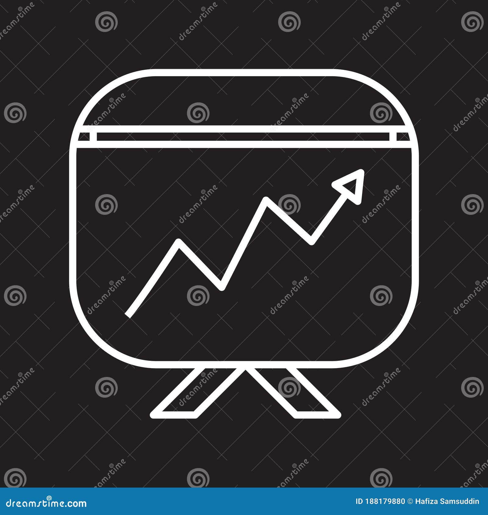 Growth graph. stock vector. Illustration of concept - 188179880 Growth graph. stock vector. Illustration of concept - 188179880