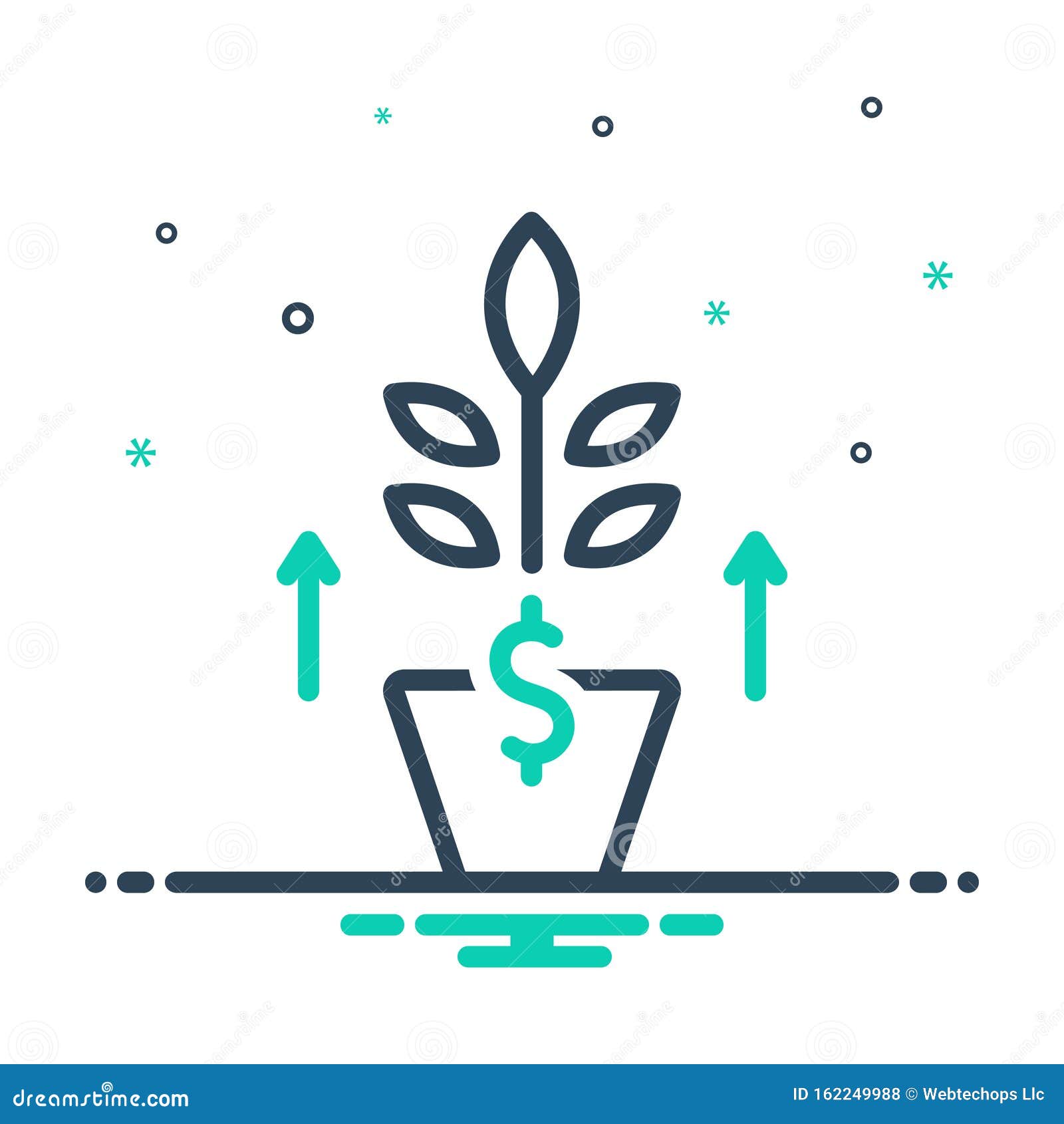 Mix Icon for Growth, Development and Evolution Stock Vector ...